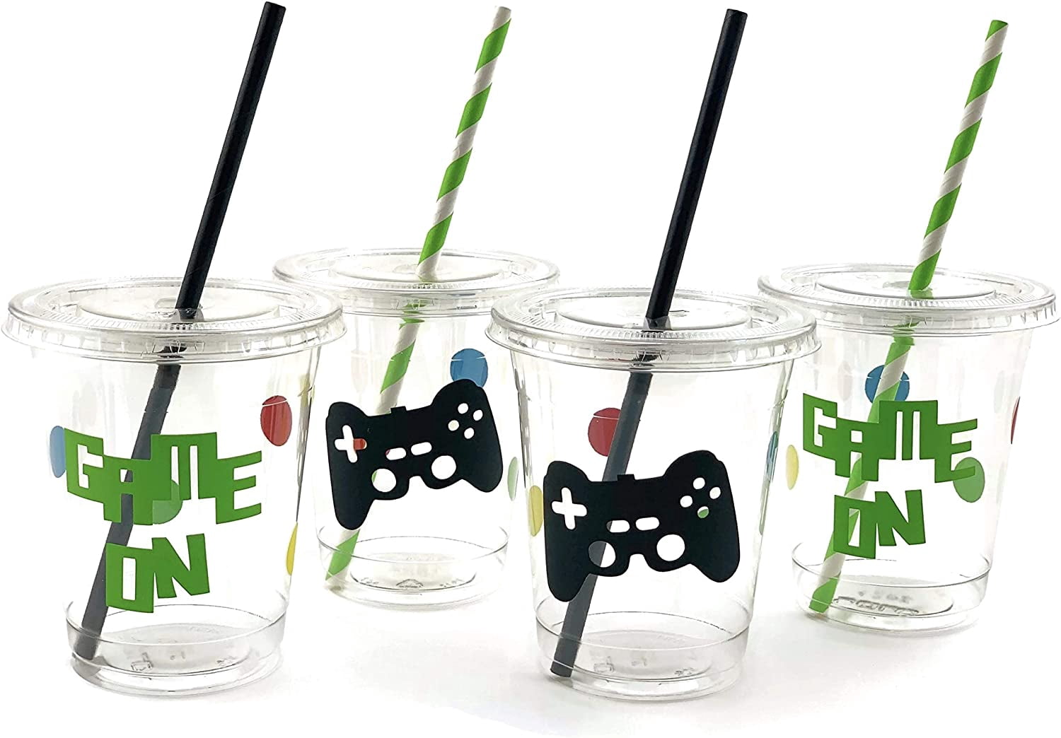 SHIYOU-Video Game Birthday Party Disposable Cups (12 Set) - Walmart.com