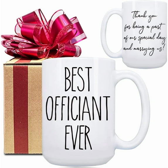 SHIYOU-Wedding Officiant Mug, Funny Wedding Registry Mug, Best ...