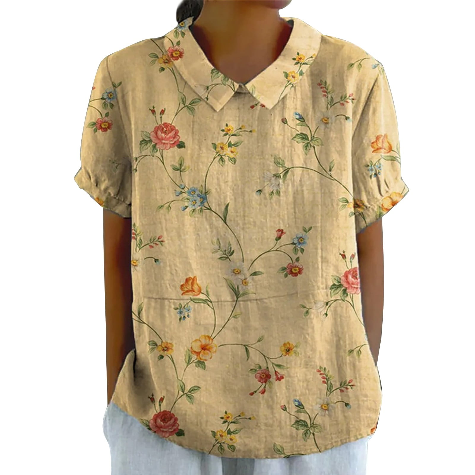 SHIYULEN Womens Clothing Womens Tops Button Down Shacket Women Rodeo ...