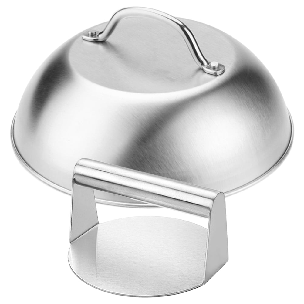 SHIYUU 1 Set Burger Patty Press Stainless Steel Burger Smashed Press ...