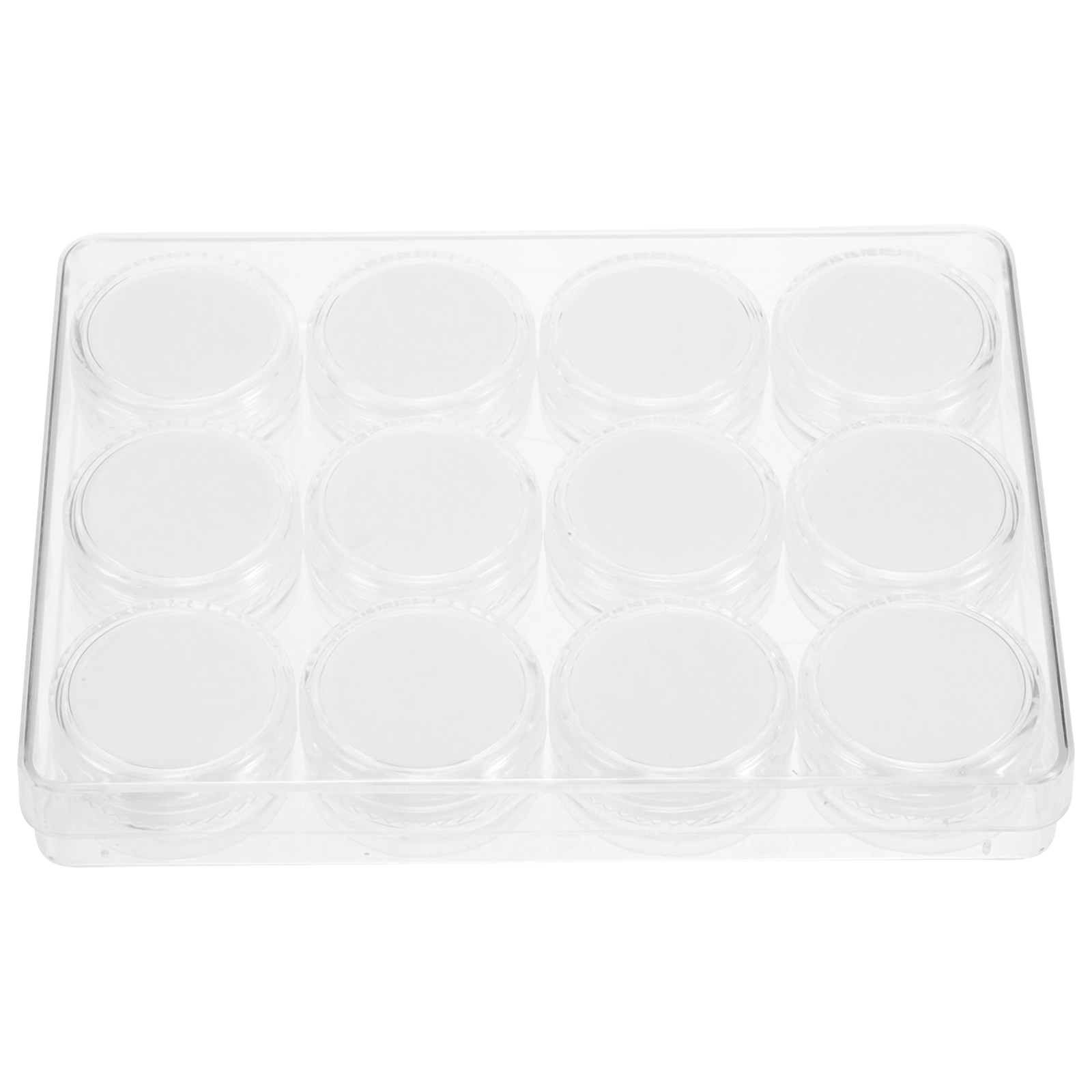 SHIYUU 1 Set Gemstone Display Case Loose Diamond Storage Box Clear Lid ...