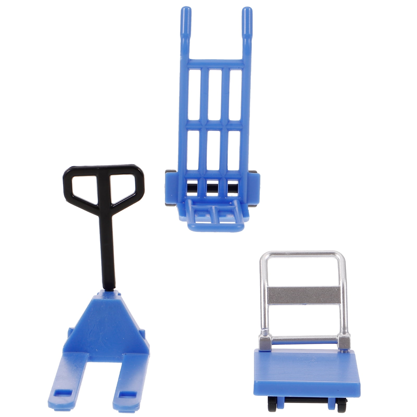 SHIYUU 1 Set Mini House Forklift Miniature Platform Trolley Model Micro ...