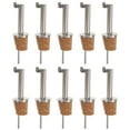 SHIYUU 10Pcs Stainless Steel Wine Pourer Spouts with Caps for Bottles ...