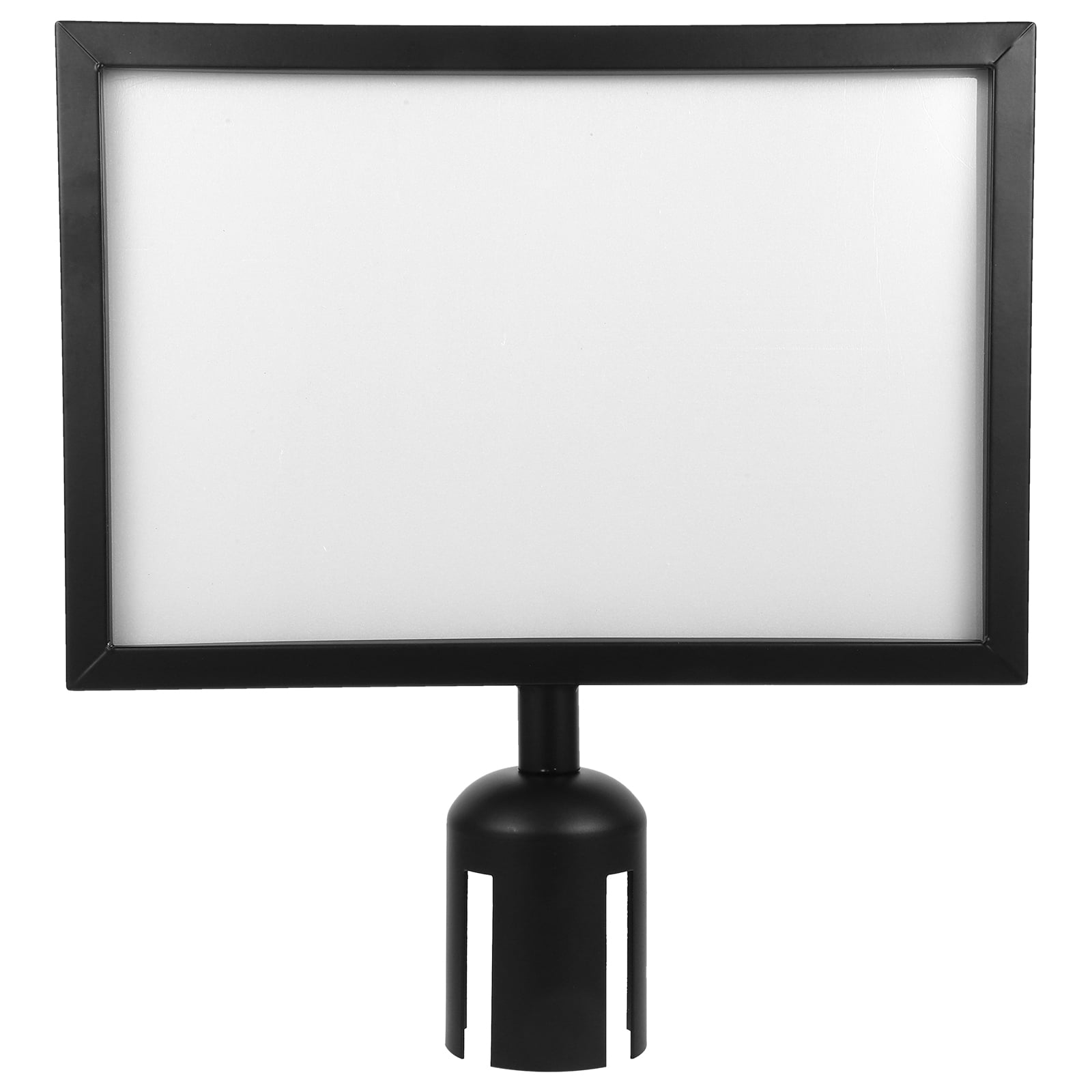 SHIYUU Commercial Stanchion Sign Frame Sign Holder For Crowd Control ...