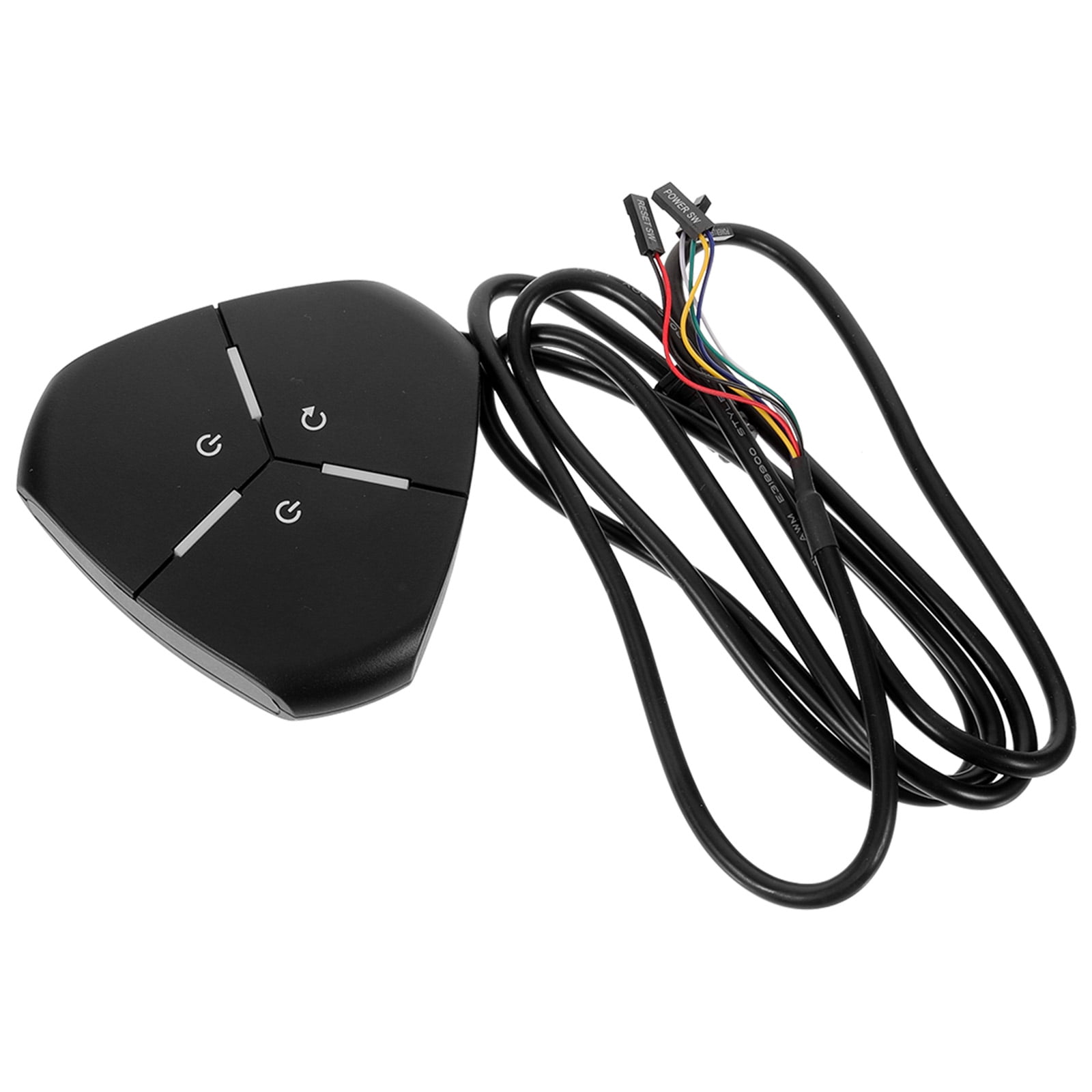 SHIYUU PC Power Button Control Button with Extension Cable for Desktop ...