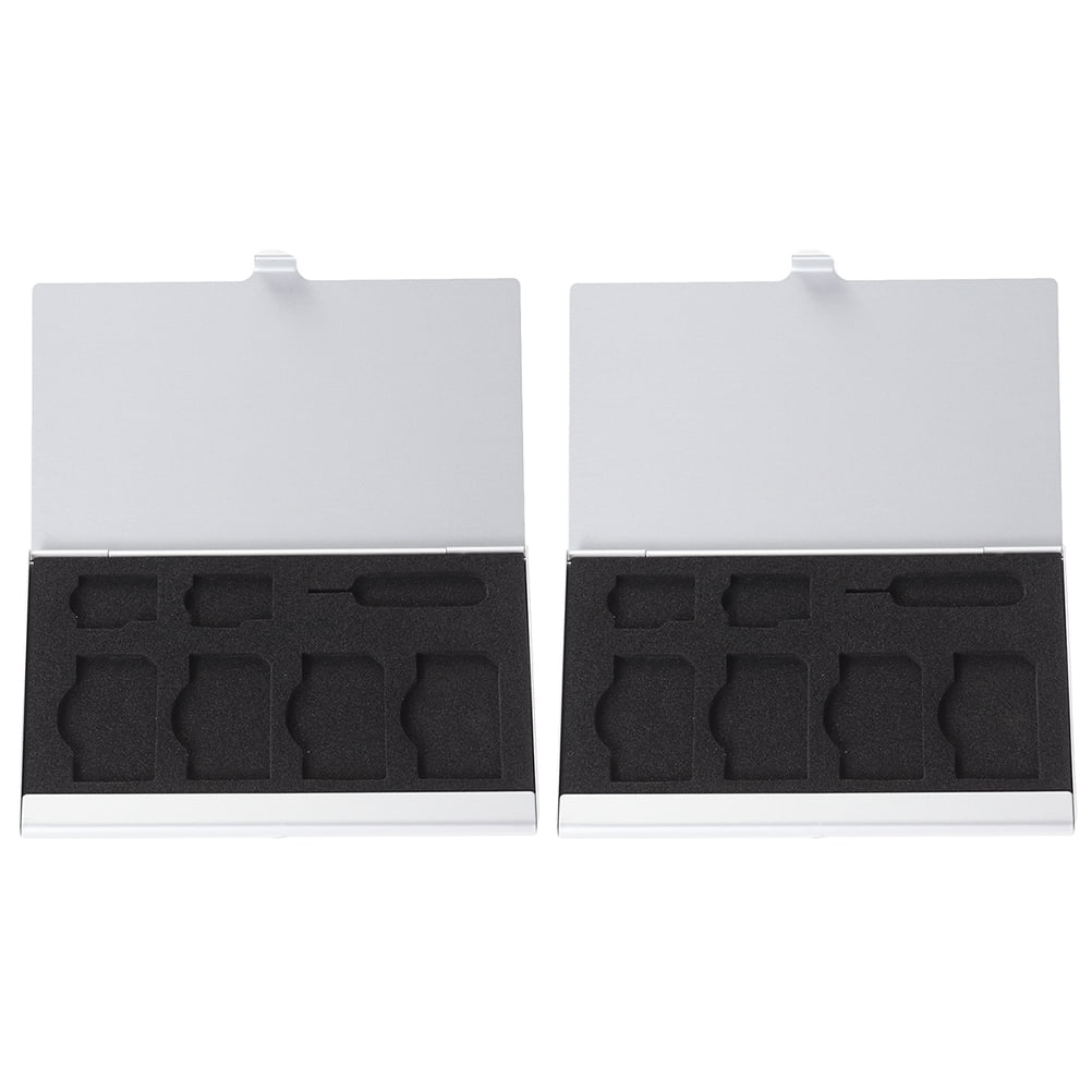 SHIYUU Phone Card Storage Box Case Holder Card Needle SIM Cards ...