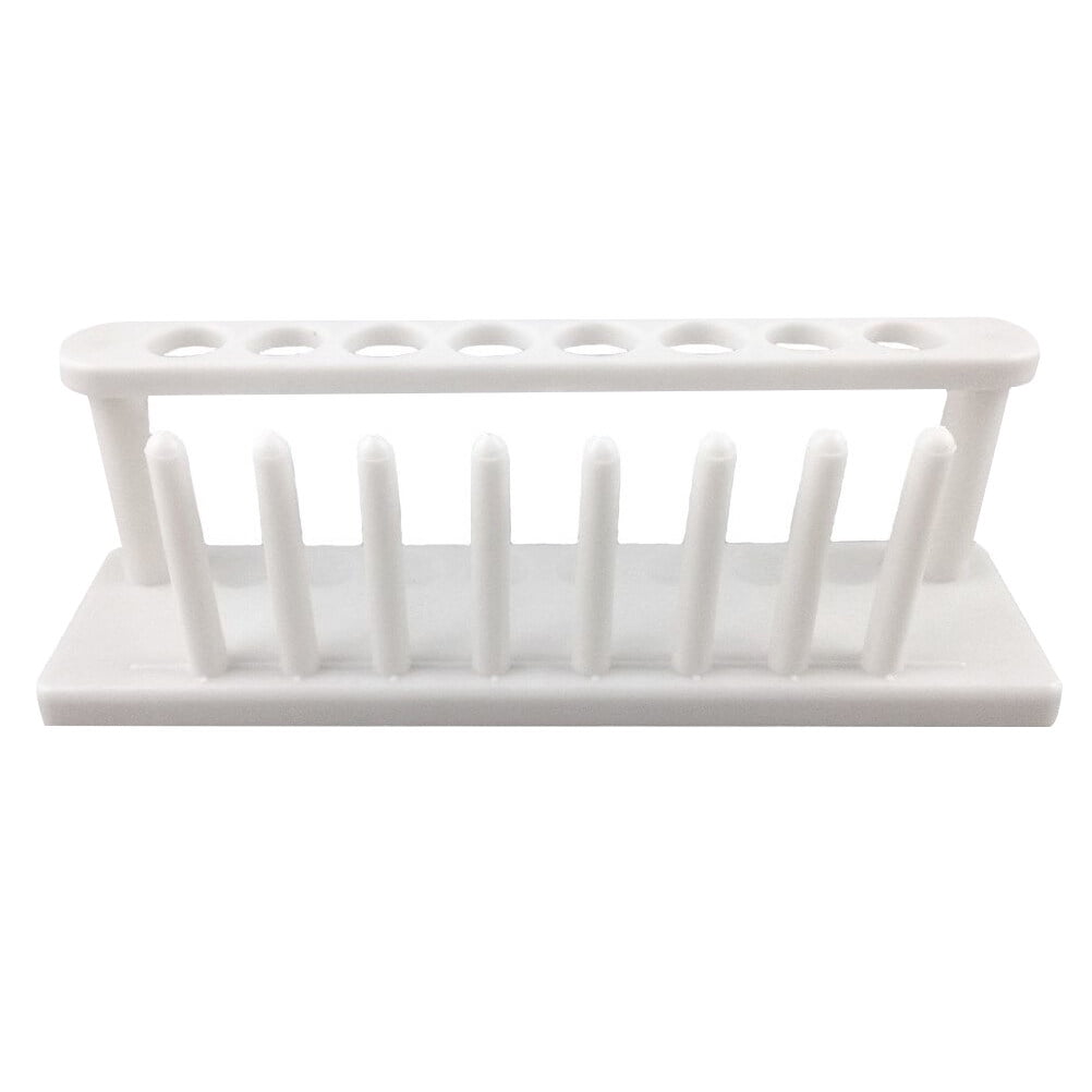 SHIYUU Plastic Test Tube Rack 8 Holes Lab Holder Stand Shelf Organizer ...