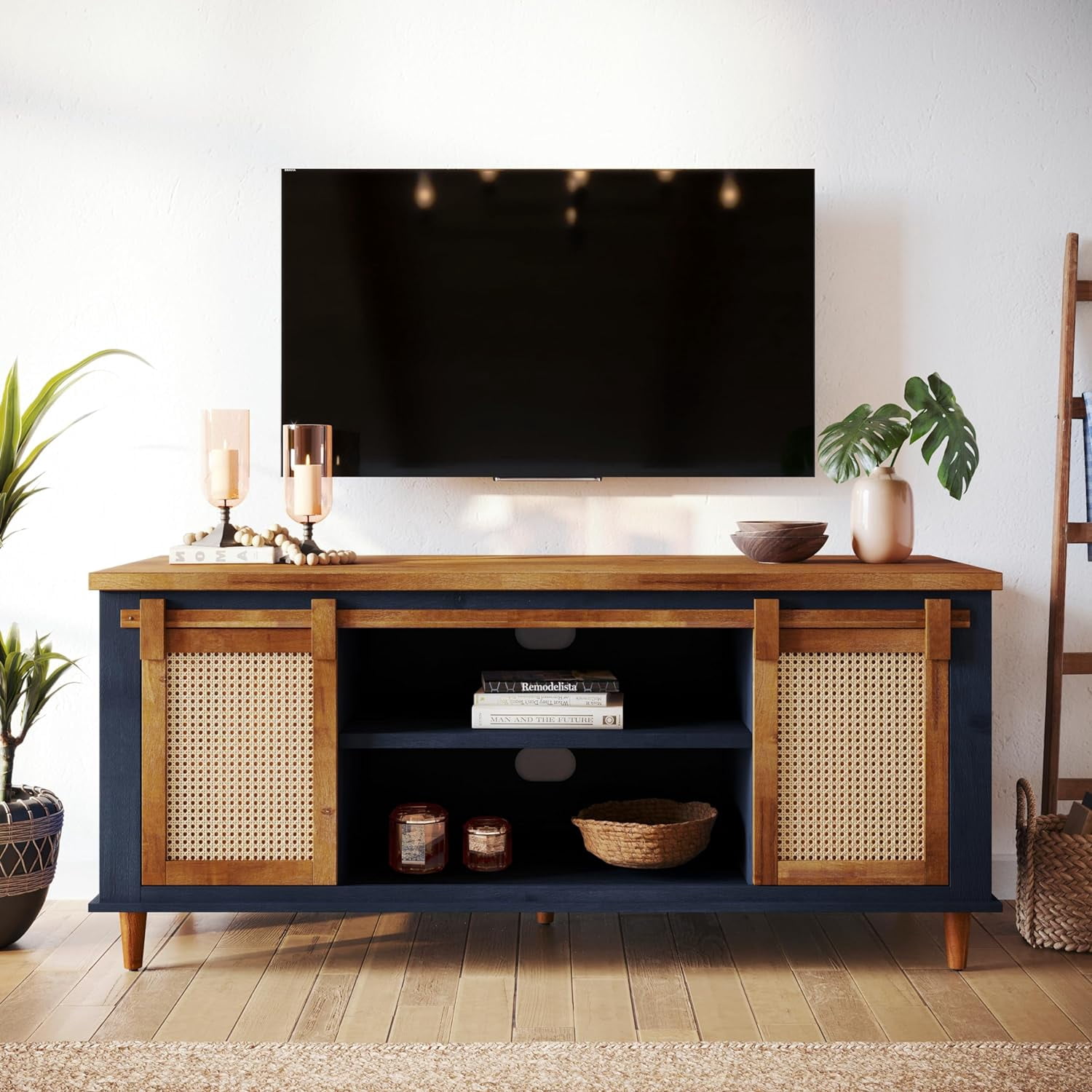 SHMAMT Jasper Nightstand/Side Table/Dresser, Easy to Assemble, Mid ...