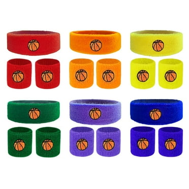 Jiaroutk Kids Breathable Elastic Headbands 10 Pcs Sweatbands for Girls ...