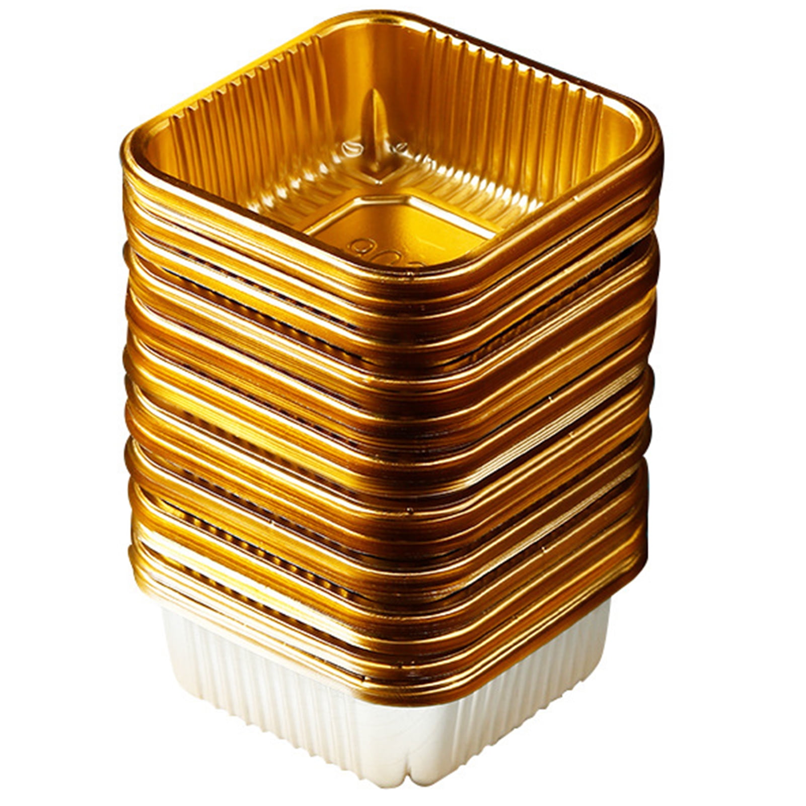 SHNETY 100Pcs Various Sizes Food Grade Moon Cake Trays Waterproof Thick ...