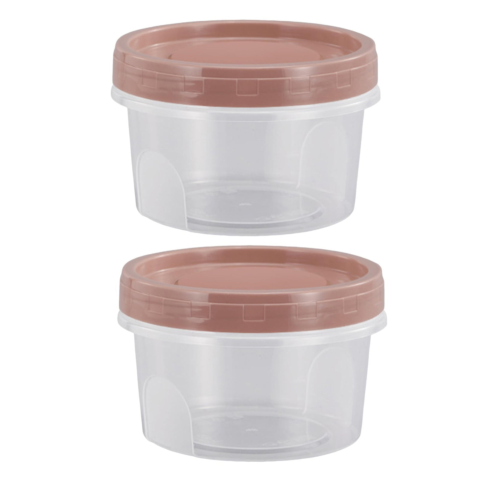 SHNETY 2Pcs Airtight Freezer Containers Set with Twist Top Lids 400/500 ...
