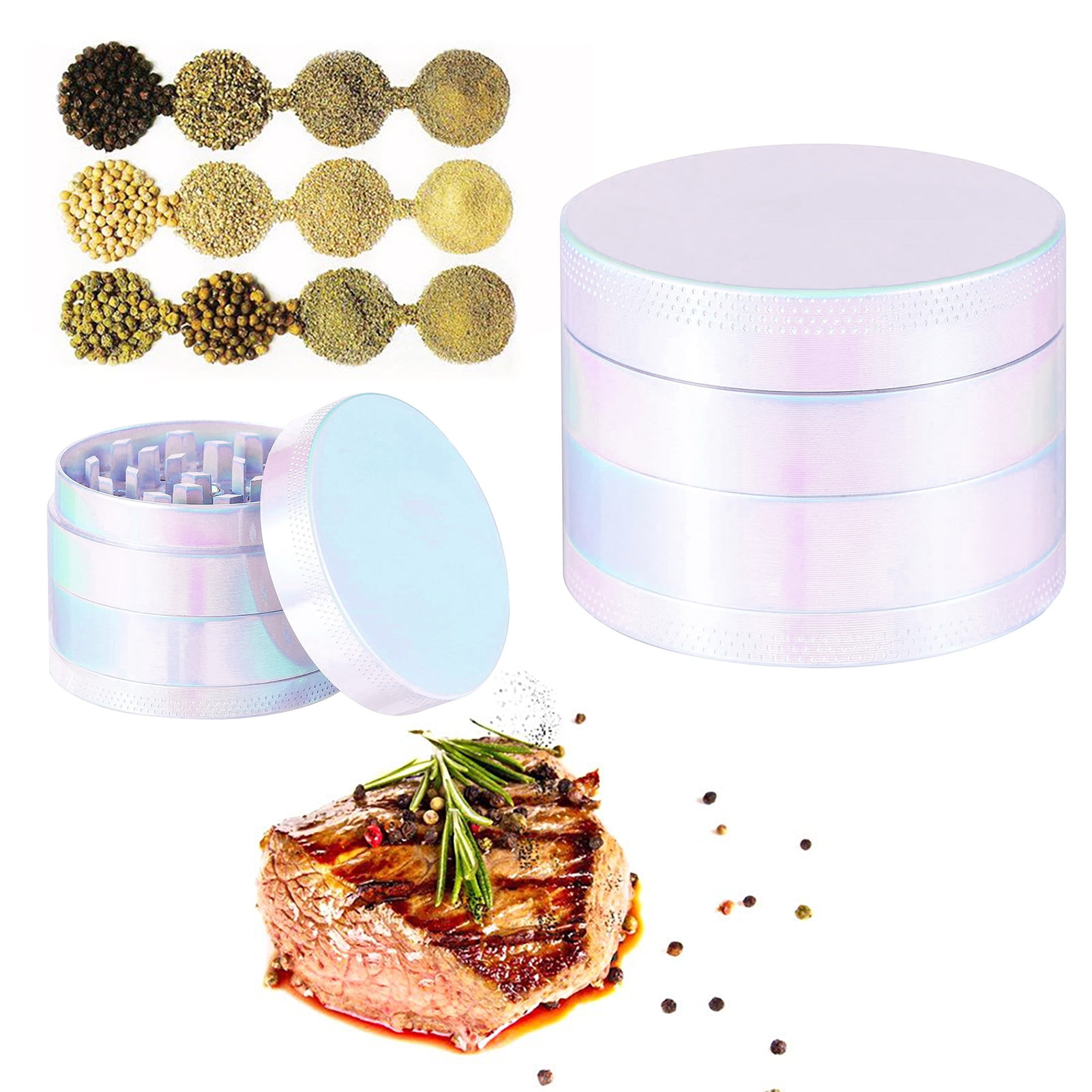 SHNETY 50MM Premium Quad Gradient Spice Grinder Easy to Use Durable ...