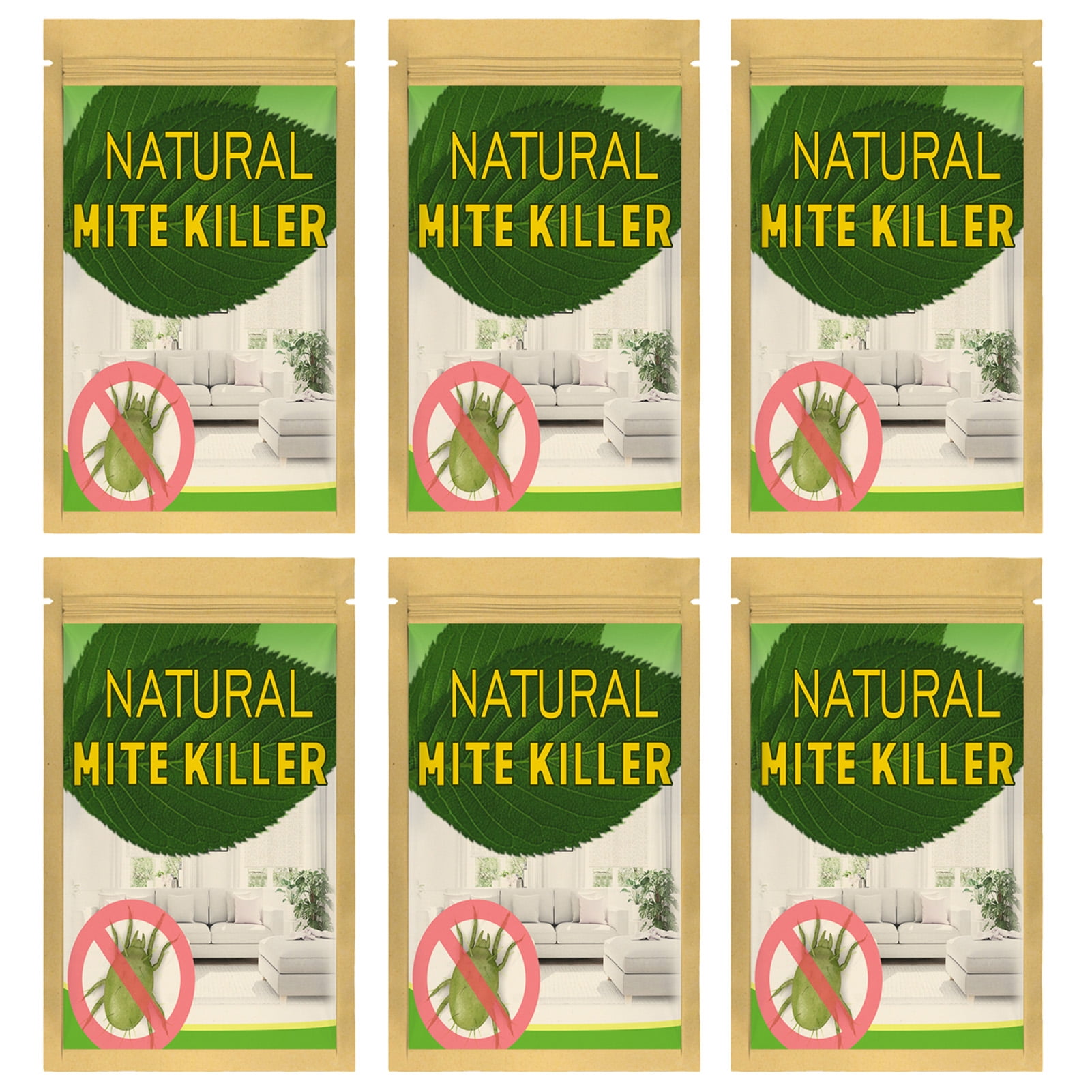 SHNETY 6Pcs Natural Mite Removal Bag Safe Herbal Plant Effective Long ...