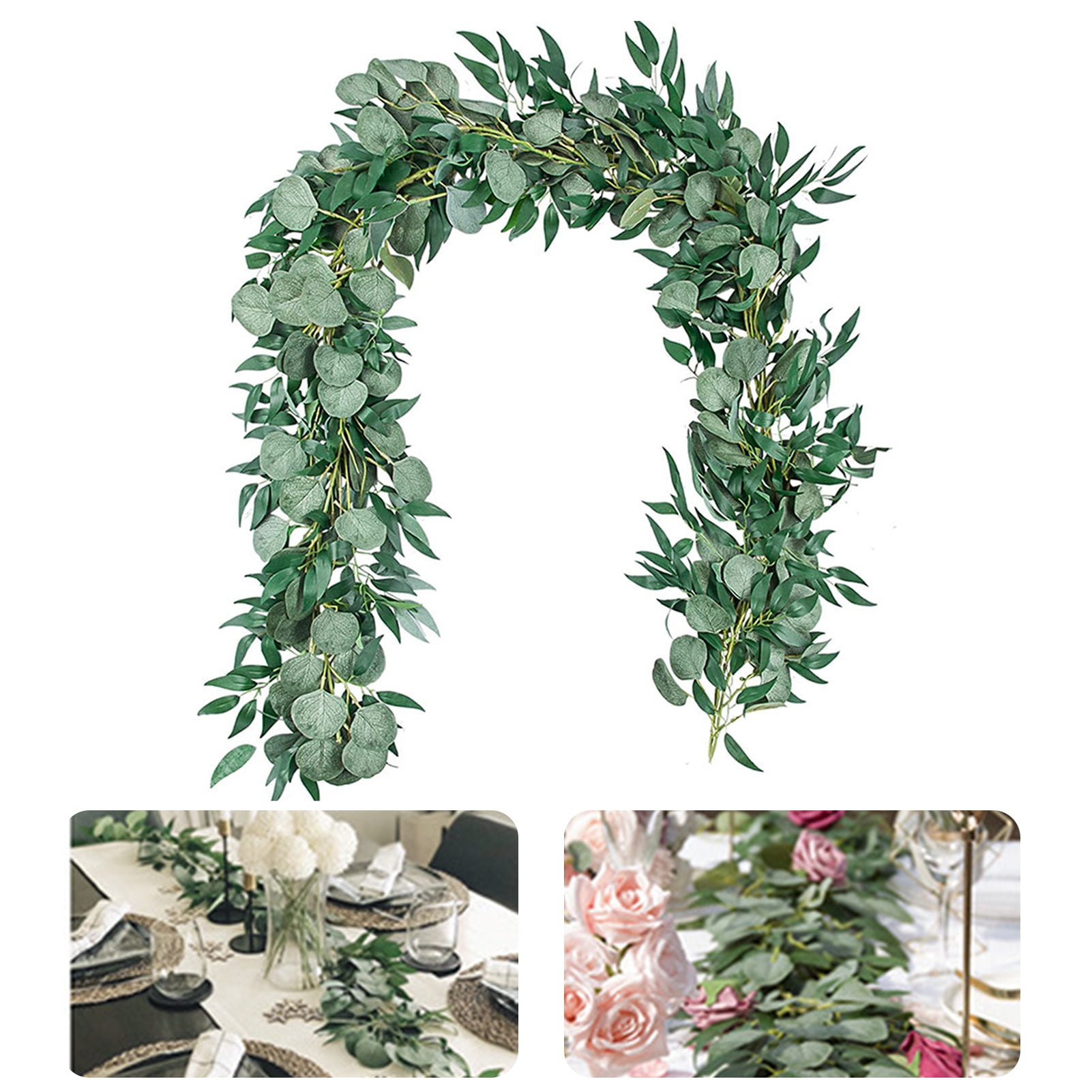SHNETY Artificial Vine Realistic Simulation Greenery Garland Fake Vines ...
