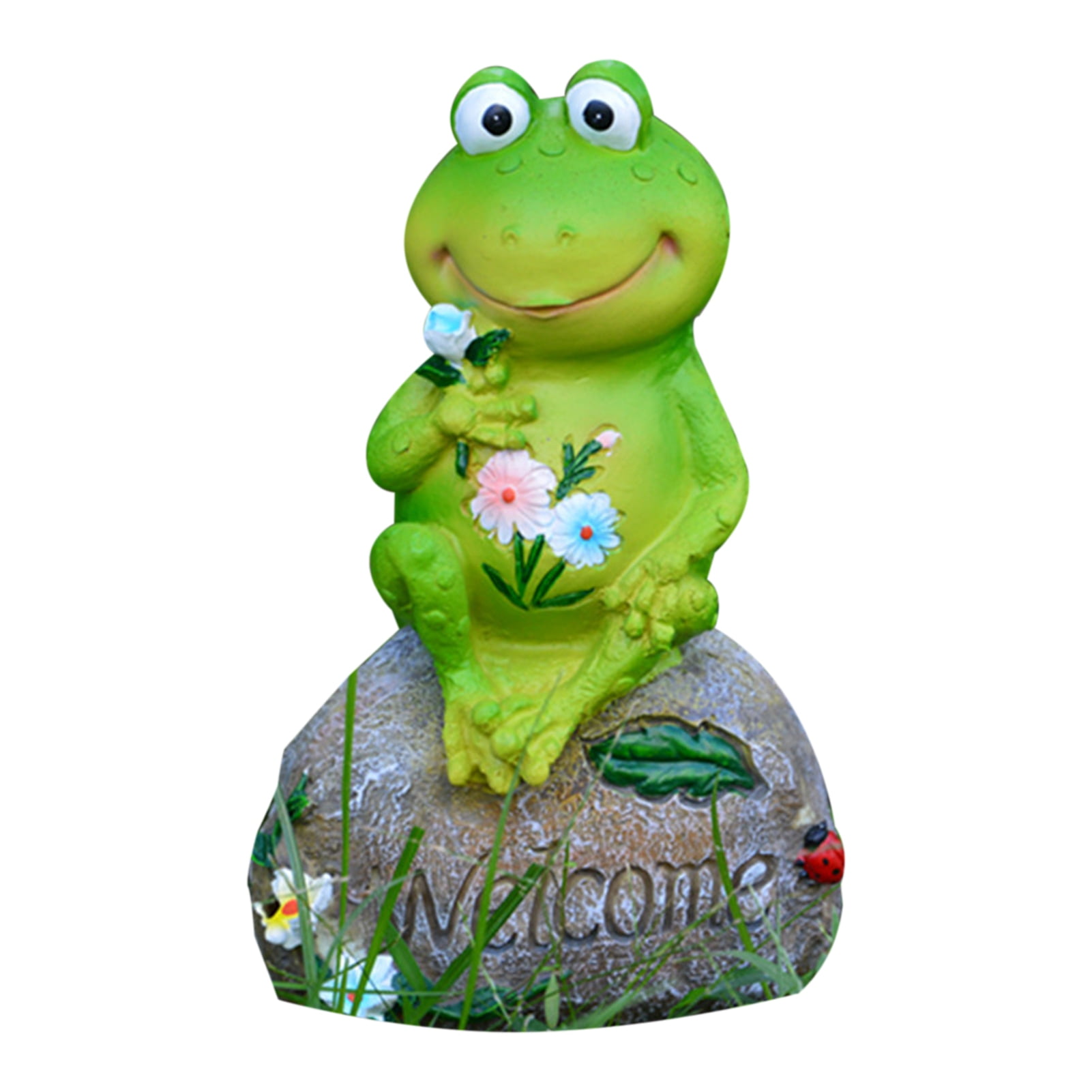 SHNETY Big Eyes Vivid Appearance Eco-friendly Frog Statue Lovely Frog ...