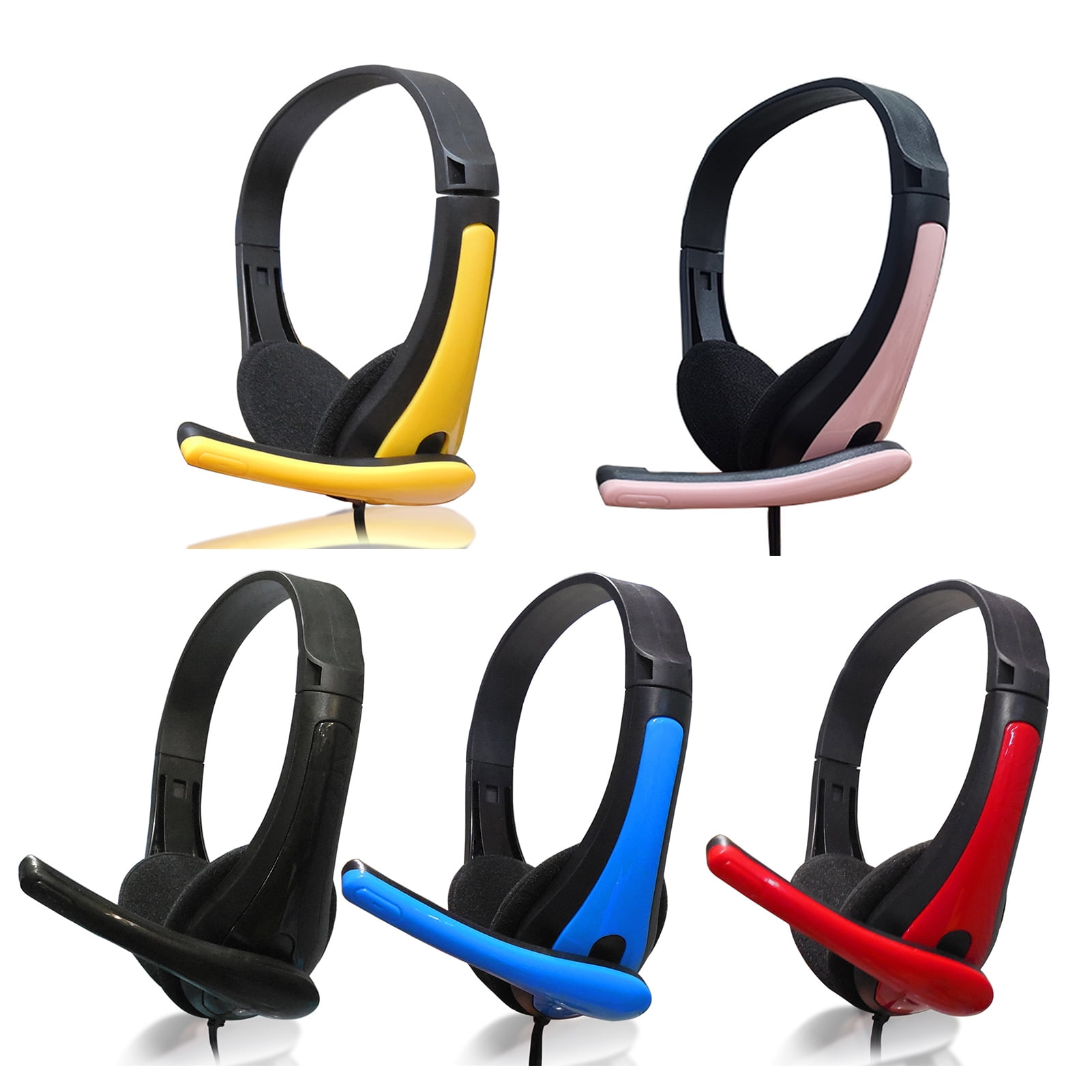 SHNETY Clear Voice USB Wired Computer Headset with Noise Reduction Mic ...