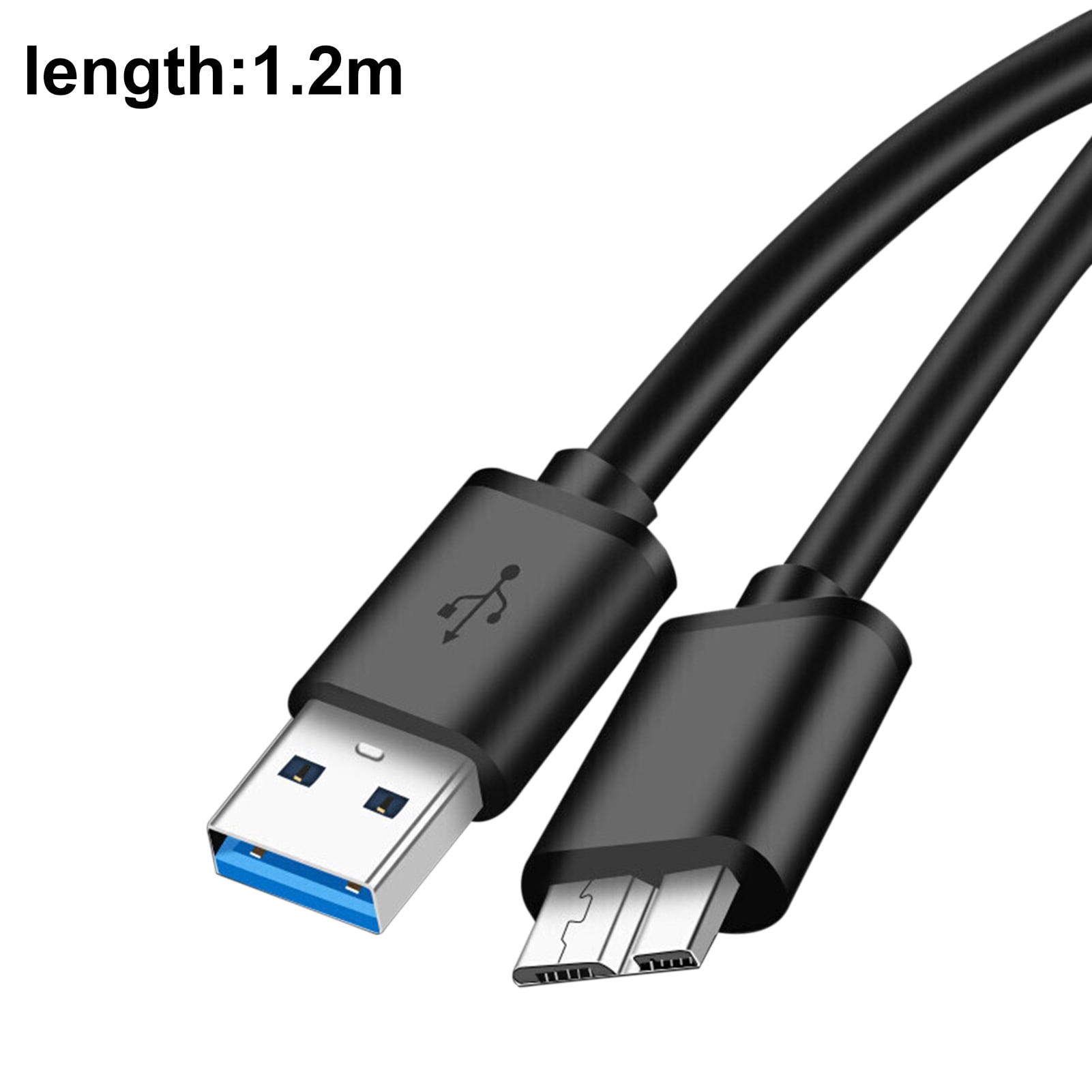 SHNETY Hard Drive Cable Stable Plug Play PVC USB 3.0 to Micro B Adapter ...
