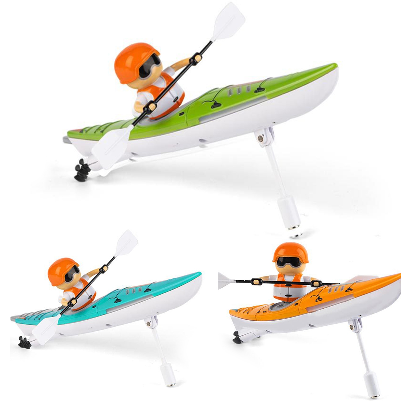 SHNETY Kids RC Kayak Boat Toy,Toddler Remote Control Paddle Boat Water ...