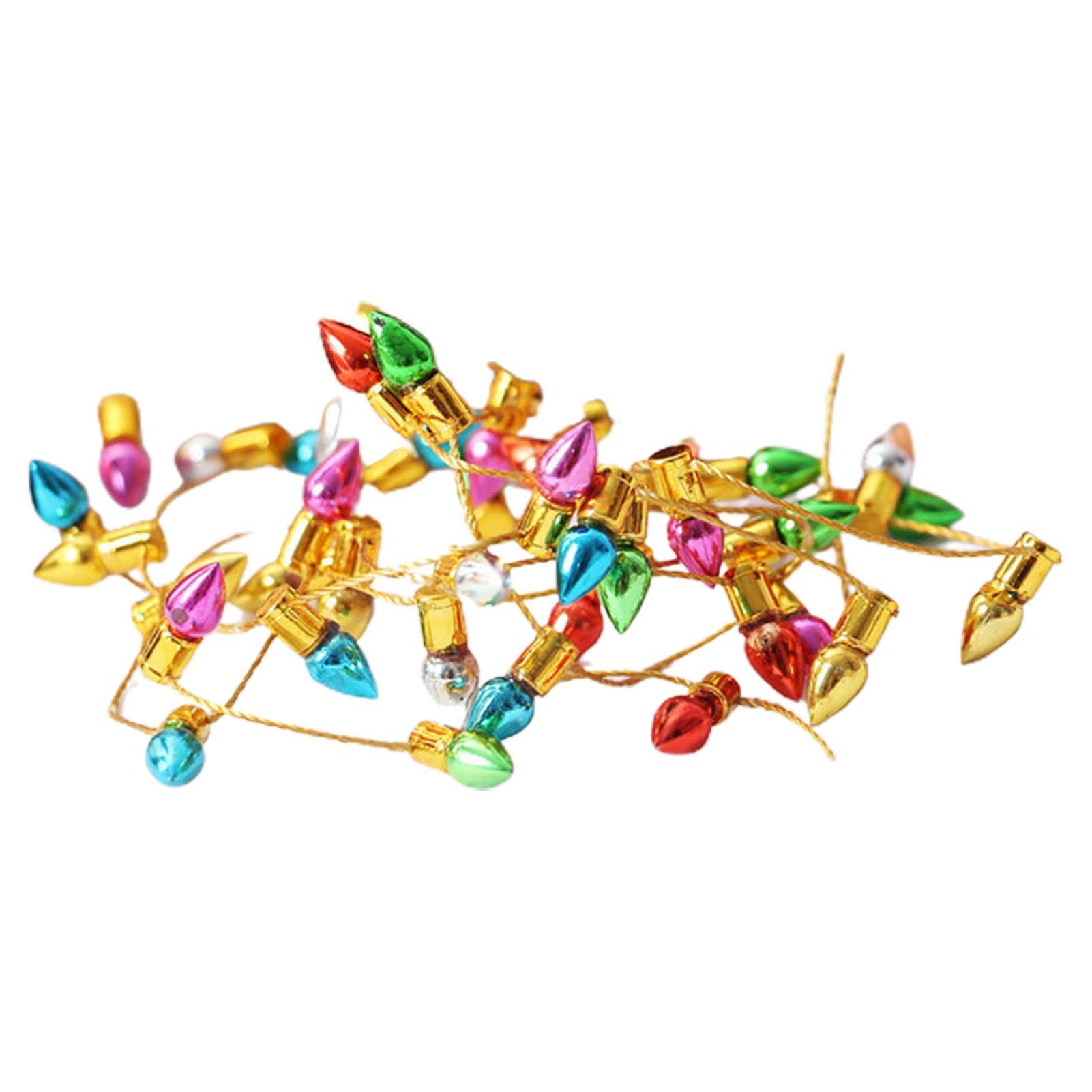 SHNETY Mini String Lights Lightweight Lovely 1/12 Ratio Christmas Fake ...