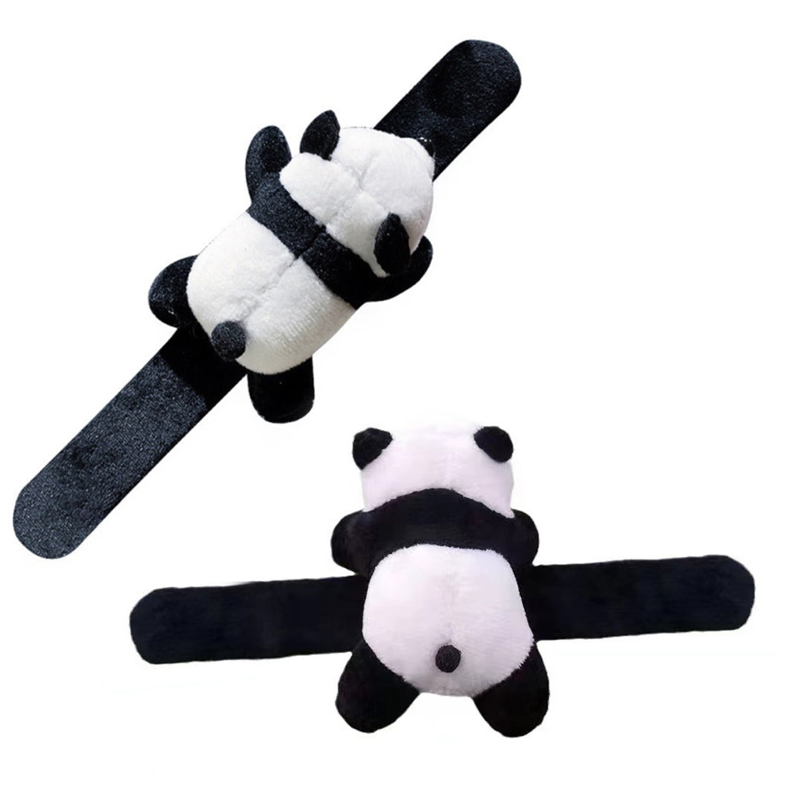 SHNETY Slap Bracelet Cartoon Panda Doll Decor Color Matching Elastic ...