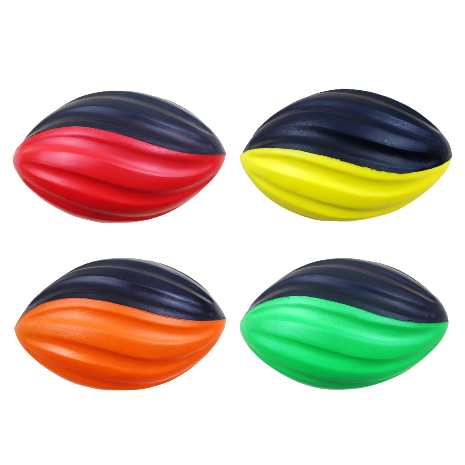 SHNETY Soft Rugby Ball Foam Spiral Football Toy Easy Grip Decompression ...