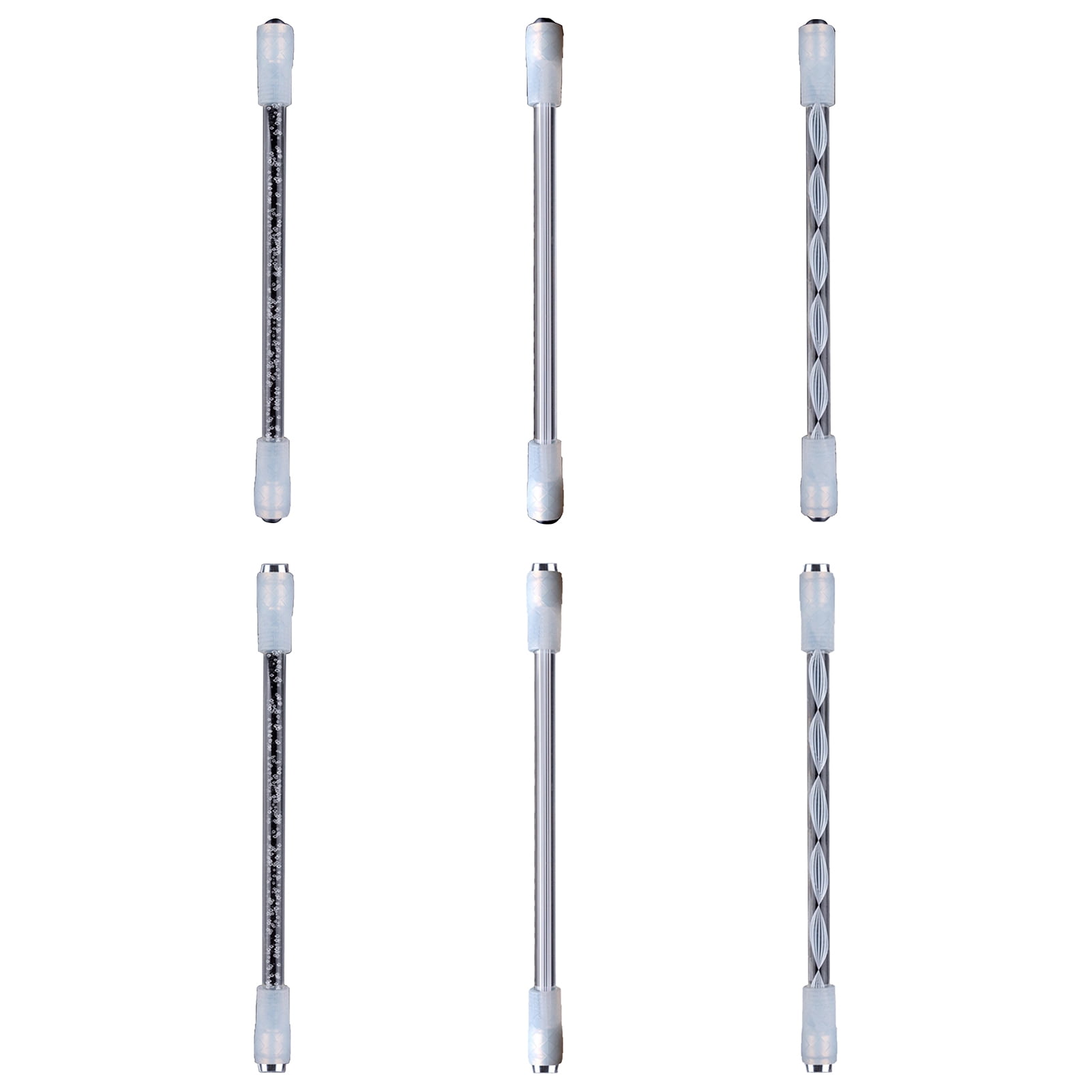 SHNETY Spinning Pen Luminous Anti-slip Built-in LED Lights Acrylic ...