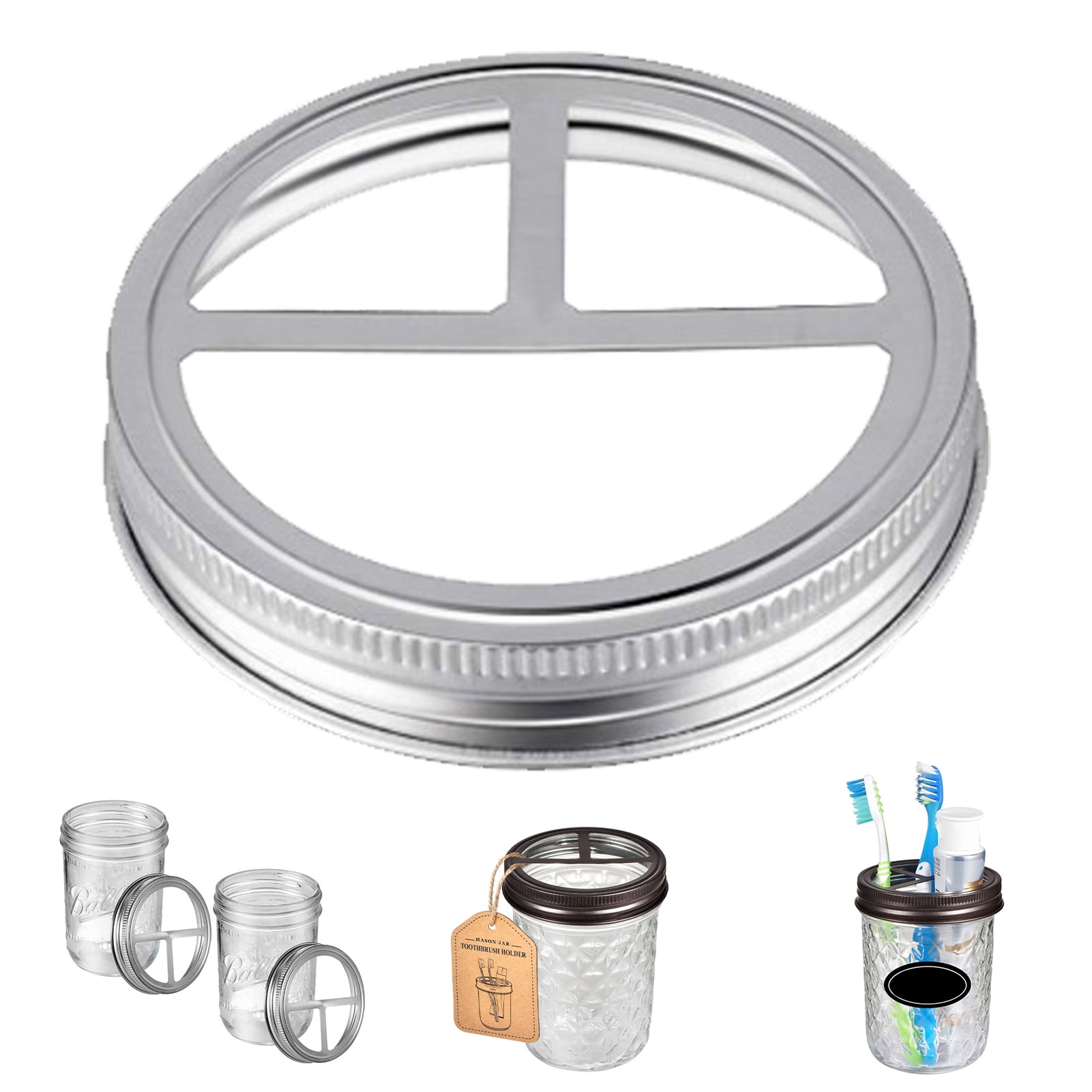 SHNETY Toothbrush Holder Lid High Durability Rust-proof Stainless Steel ...