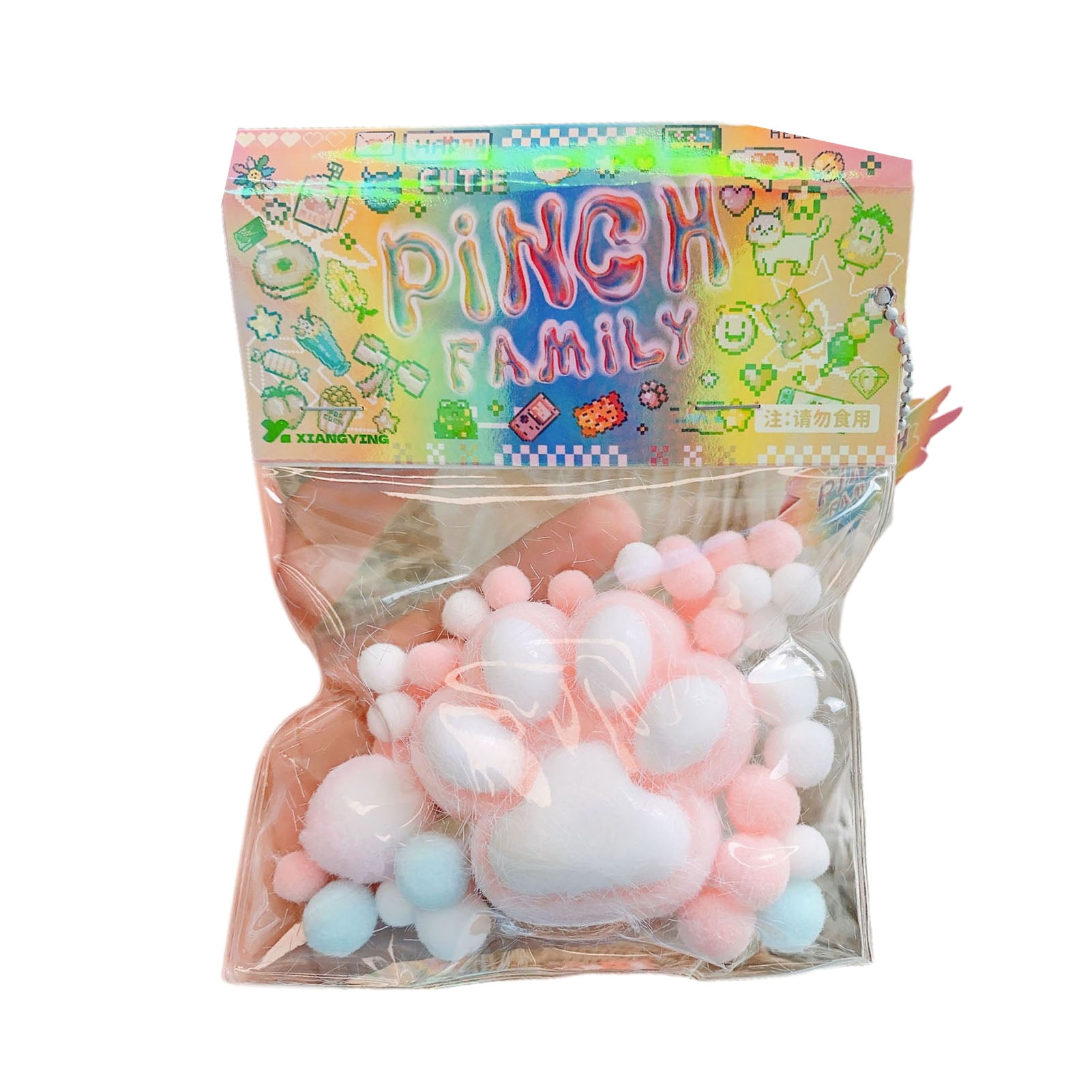 SHNETY Waffle Squeeze Toy Slow Rebound Stress Relief Bunny Dessert Cat ...