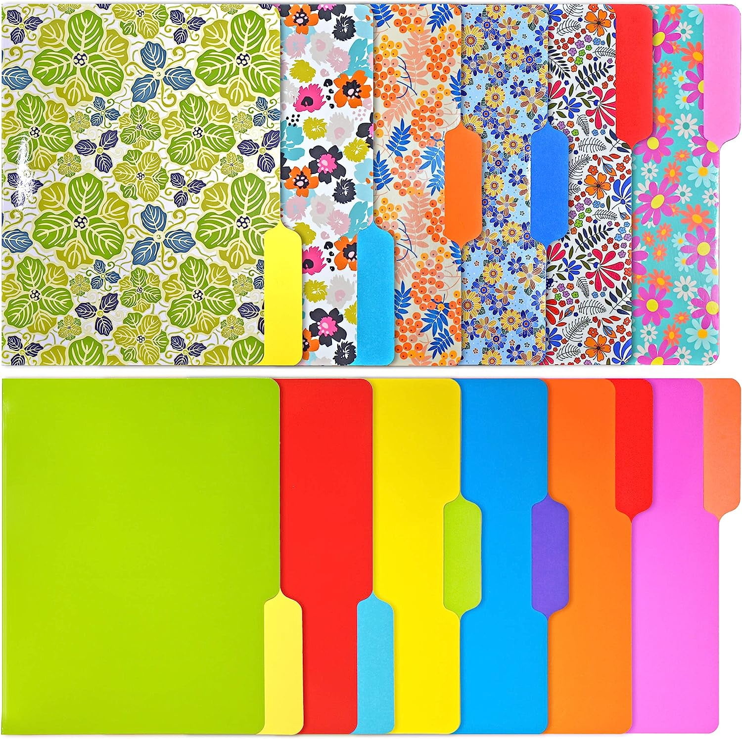SHNWU Decorative File Folders 12Packs, Cute File folders with 6 Cute ...