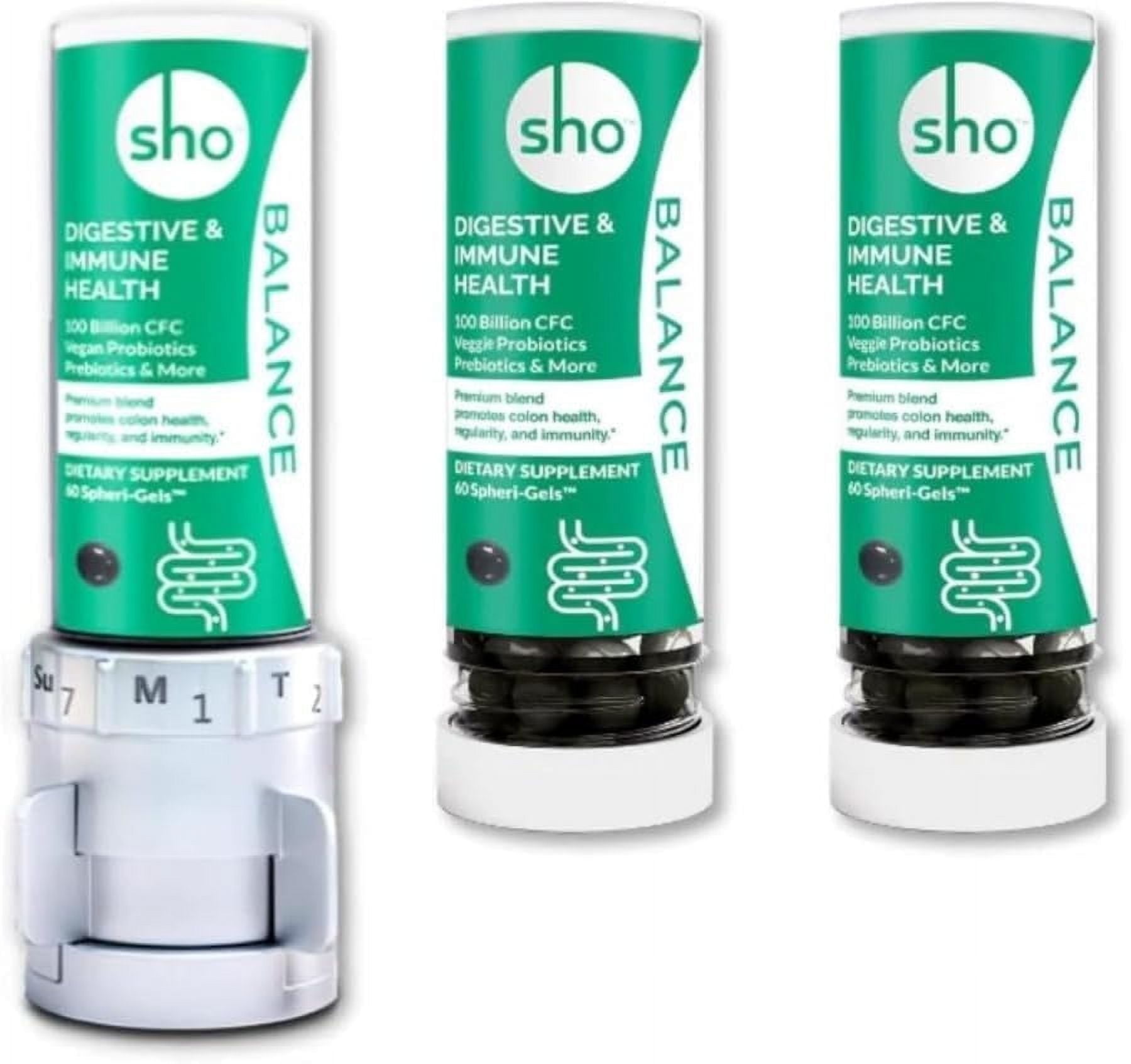 SHO Balance 100 Billion CFU Prebiotics and Probiotics Including ...