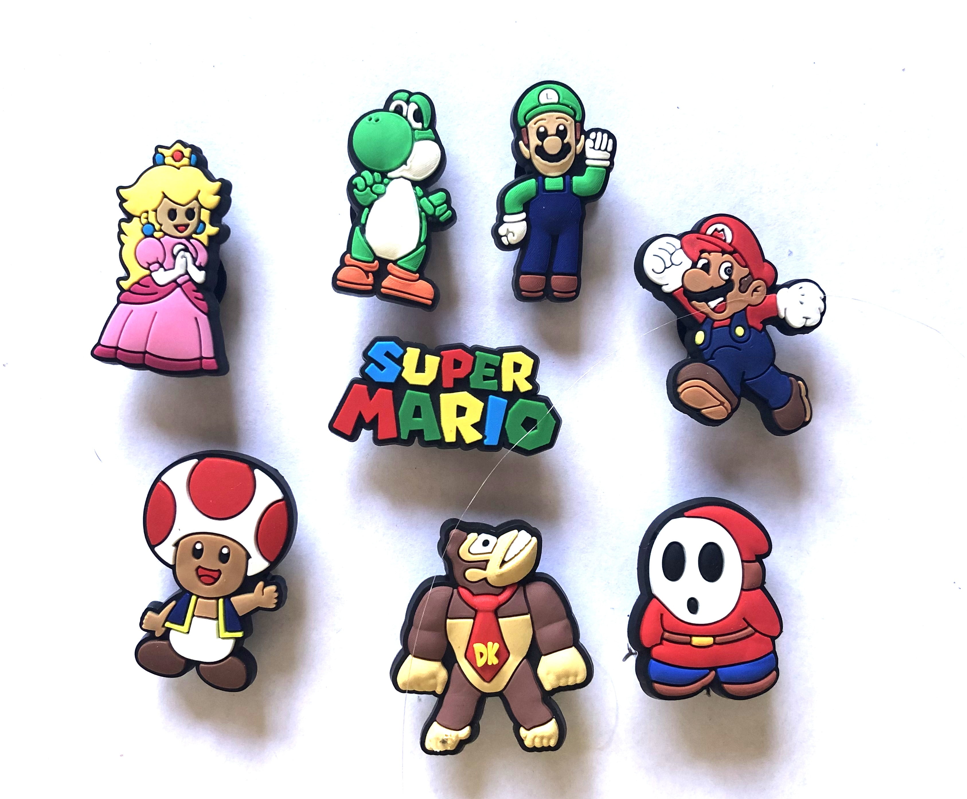 SHOE CHARMS SET OF 8 CHARACTERS FROM MARIO BROTHERS - Walmart.com