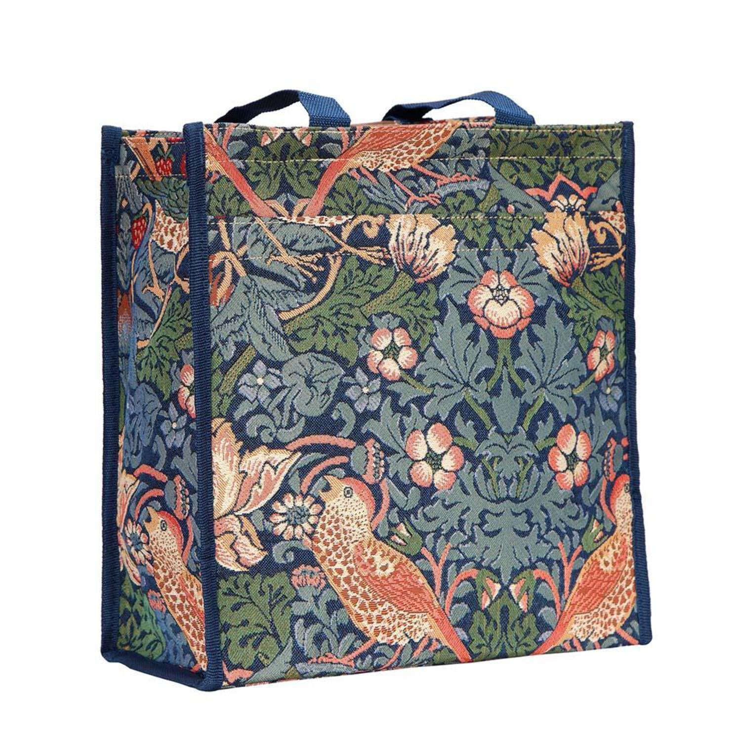 SHOP-STBL | WILLIAM MORRIS STRAWBERRY THIEF BLUE SHOPPER BAG - Walmart.com