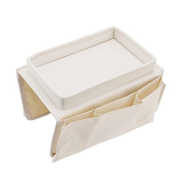 SHOPECOM Couch Arm Table Space Smart Storage Side Pockets Durable for ...