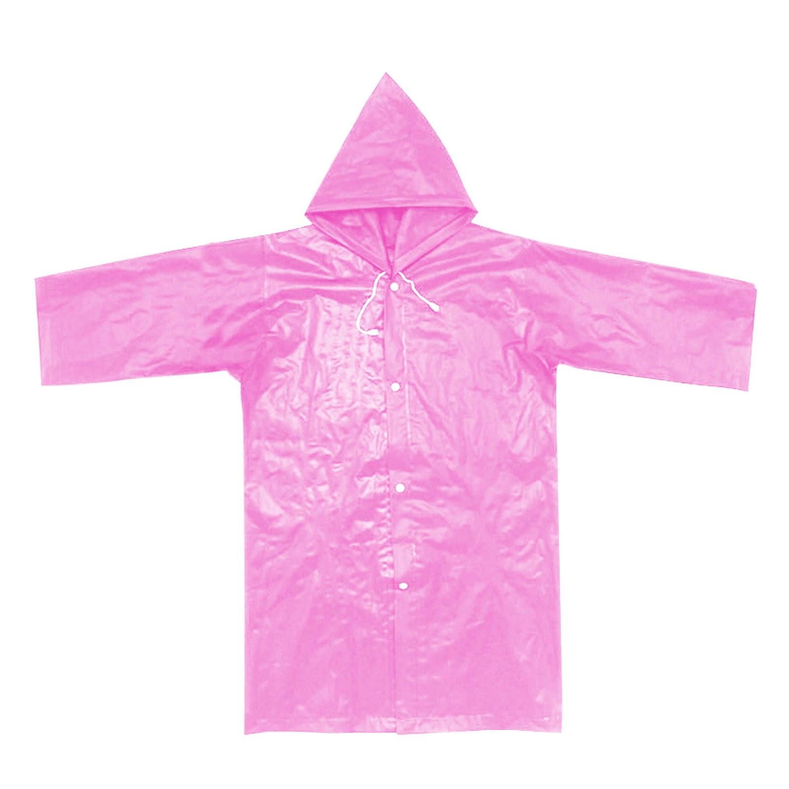 SHOPPLAND Kids Rain Raincoat for Girls Boys Reusable EVA Clear Portable ...