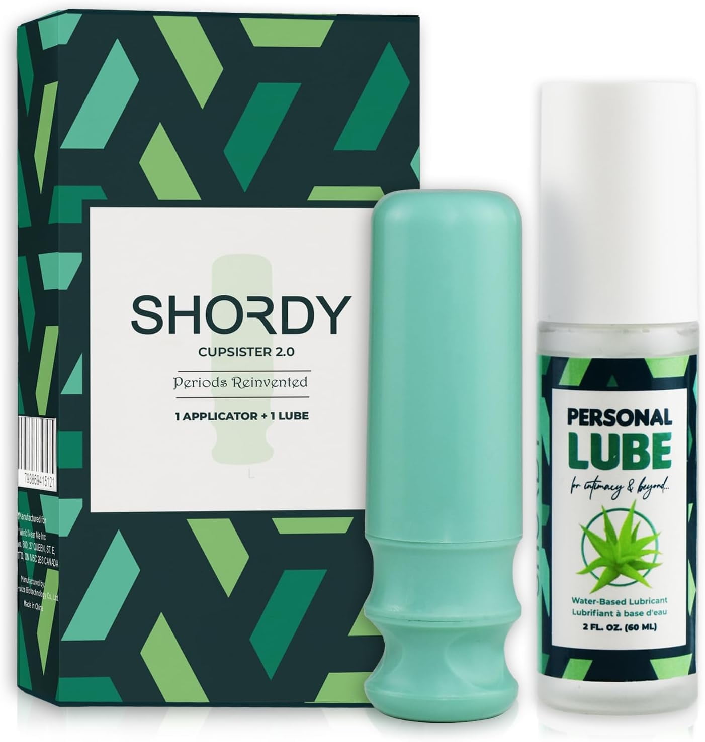 SHORDY Applicator Tool 2.0 with Lube for Menstrual Cups, Easy Insert ...