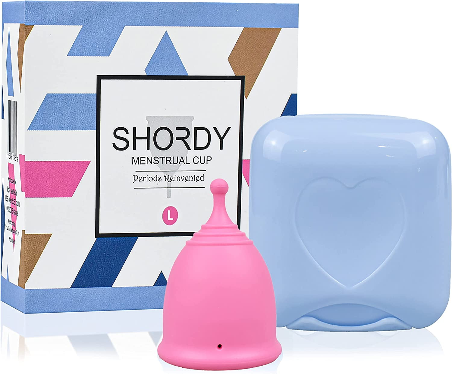 SHORDY Menstrual Cup, Single Pack (Large) with Box HSA/FSA Eligible ...