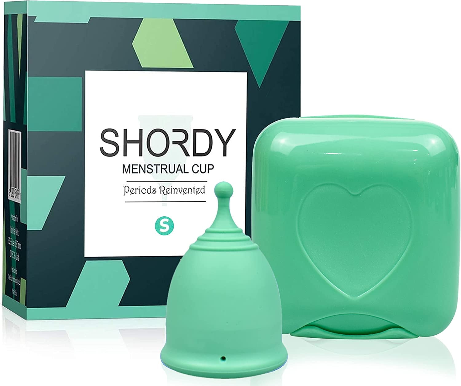 SHORDY Menstrual Cup, Single Pack (Small) with Box HSA/FSA Eligible ...