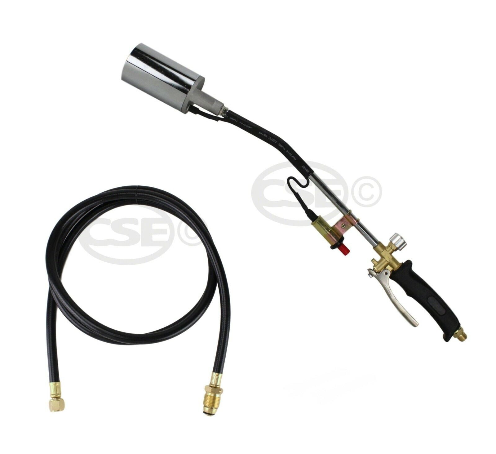 SHORT-HANDLED PROPANE PUSH START BLOW TORCH ROOFING GRASS NATURAL ...