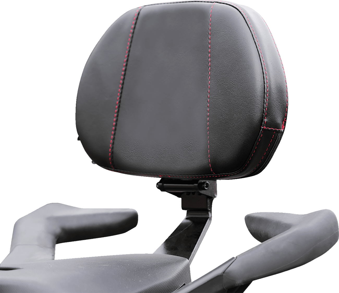 SHOW CHROME Grande Backrest - Passenger - Red Stitch - Ryker '19-'23 41 ...