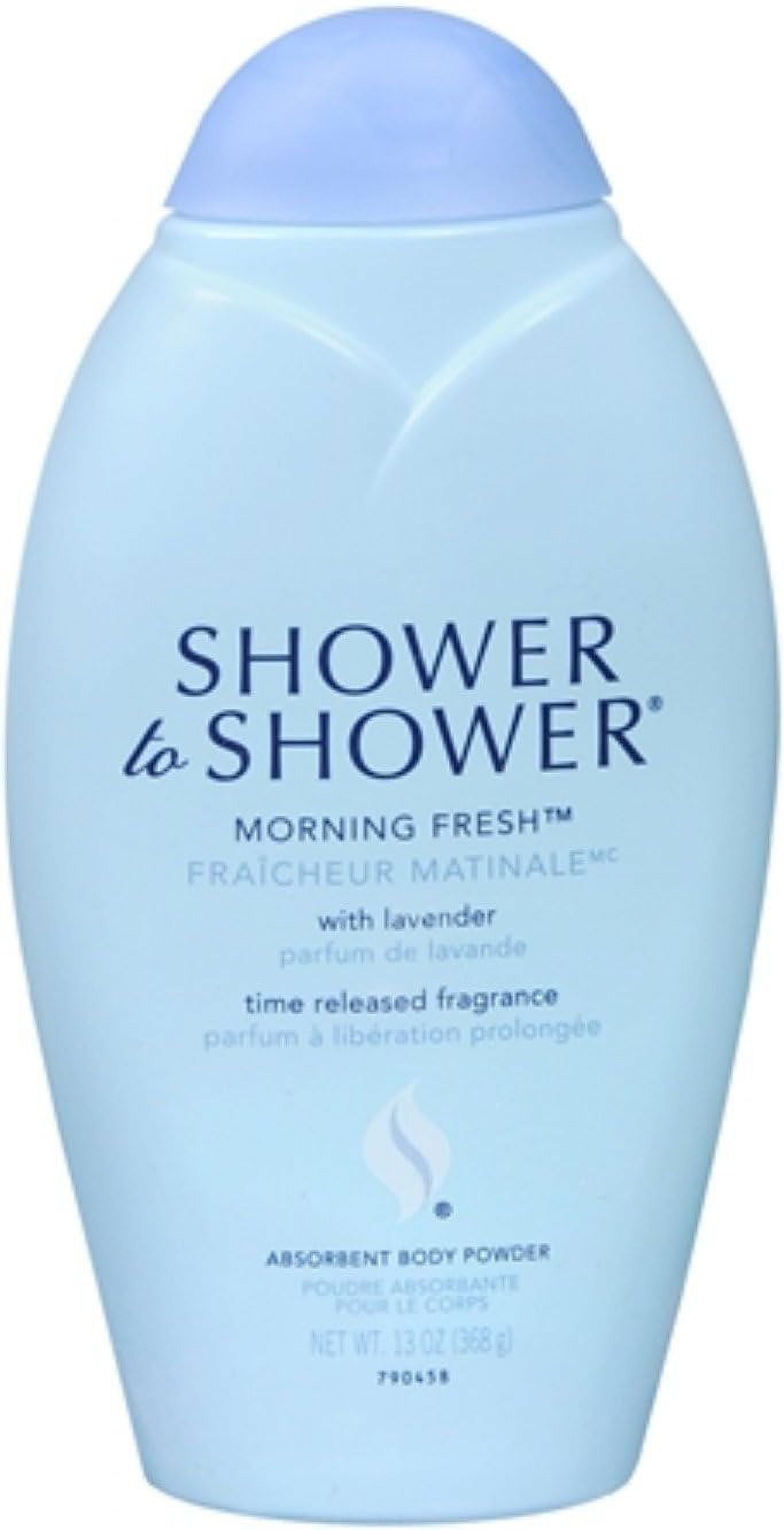 SHOWER TO SHOWER Body Powder Morning Fresh 13 oz (Pack of 3) - Walmart.com
