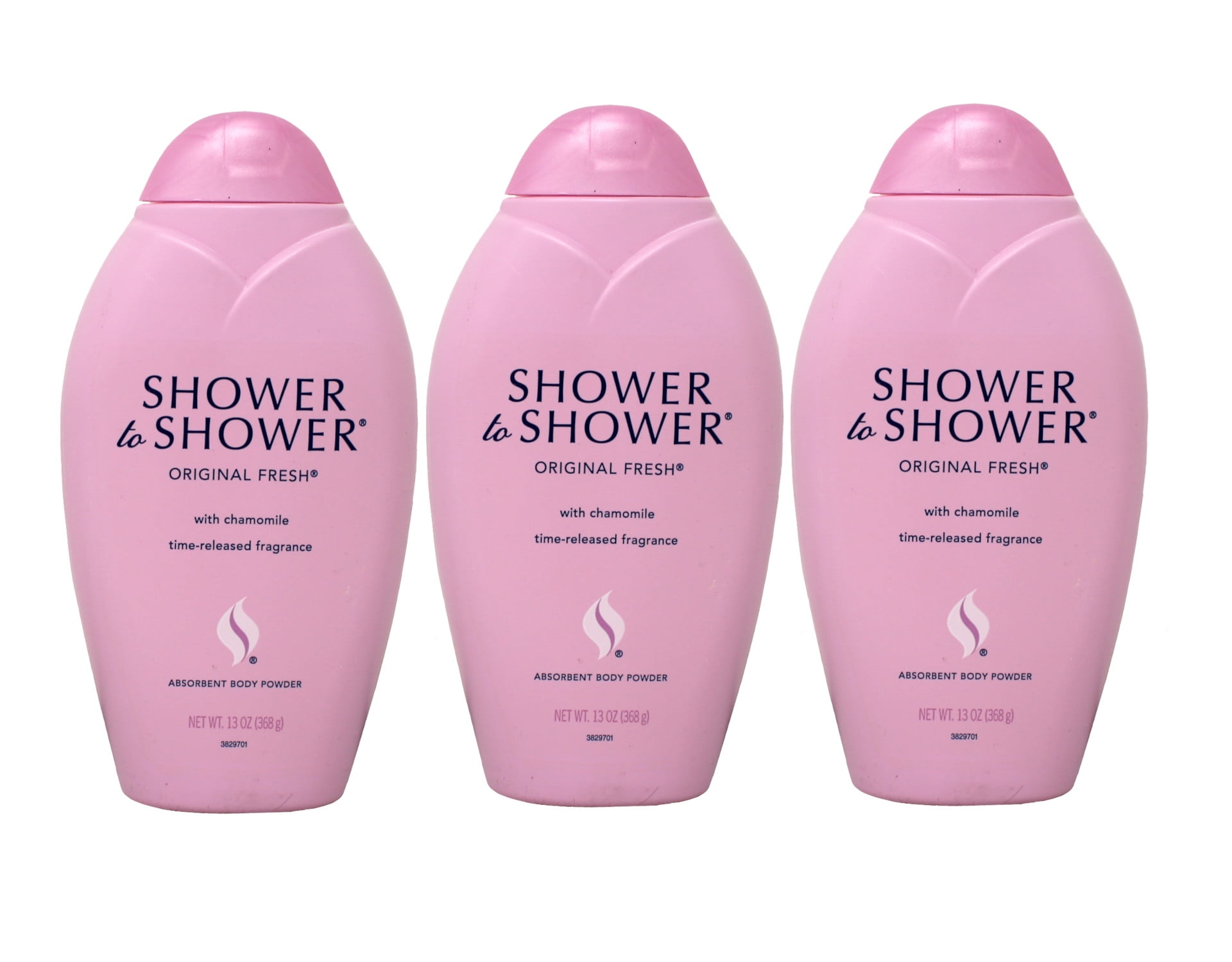 SHOWER TO SHOWER Body Powder Original Fresh 13 oz (Pack of 3) - Walmart.com