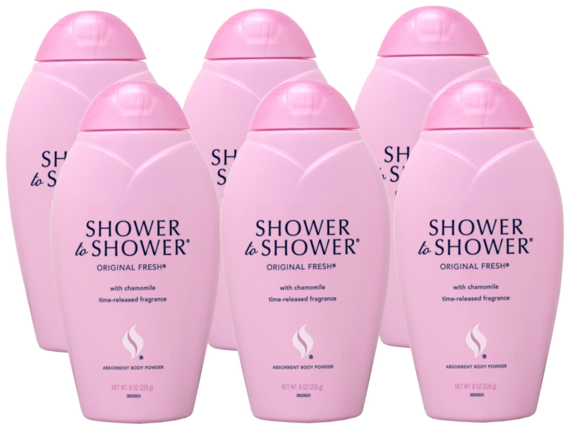 (6 pack) SHOWER TO SHOWER Body Powder Original Fresh 8 Oz - Walmart.com