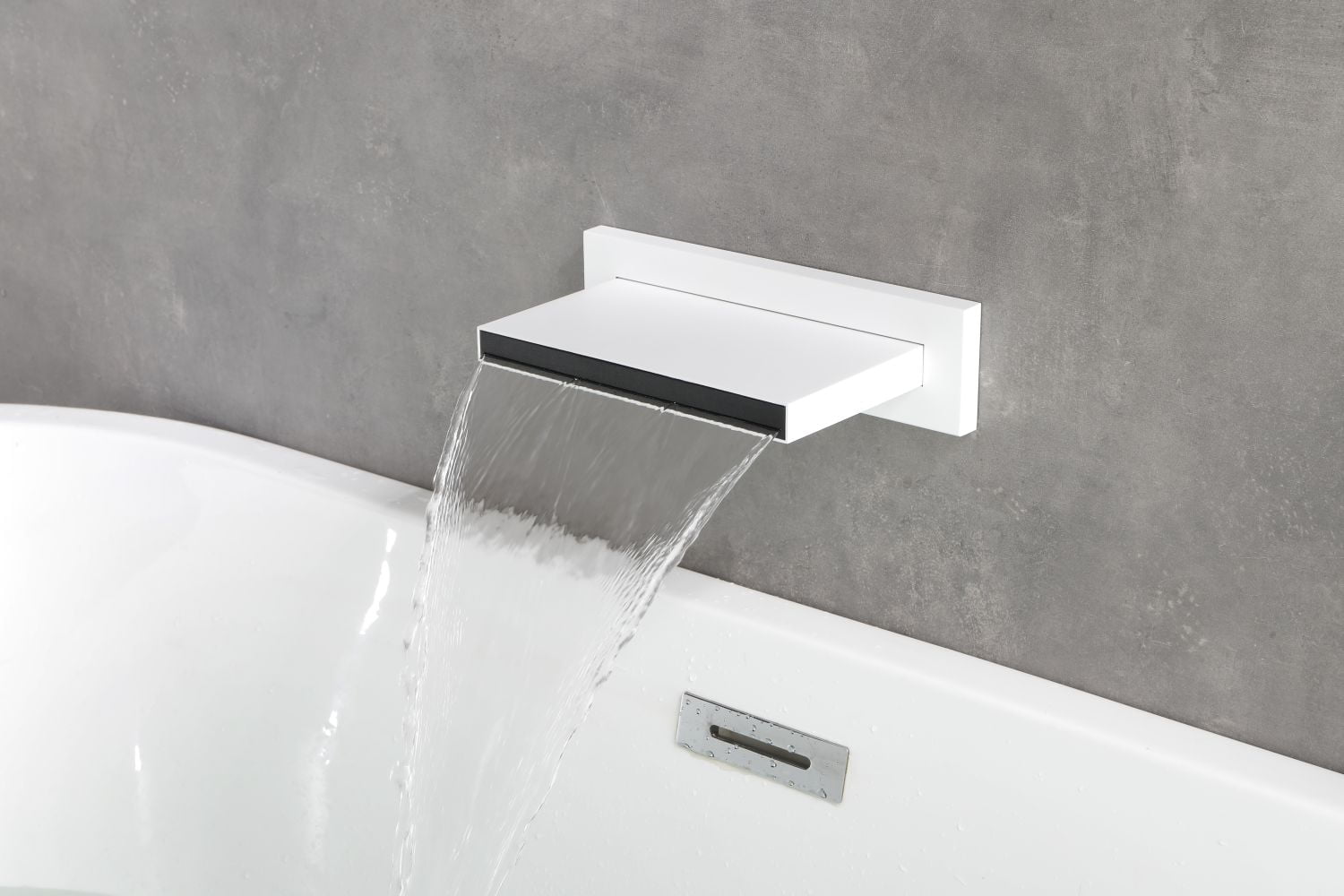 SHOWER Waterfall Waterfall Tub Faucet Wall Mount Tub Filler Spout For ...