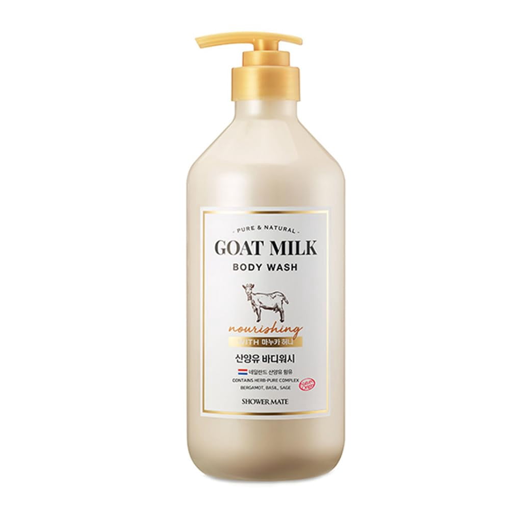 SHOWERMATE Goat Milk Body DPF11 Wash Manuka Honey 27 fl oz / 800 ml (1 ...