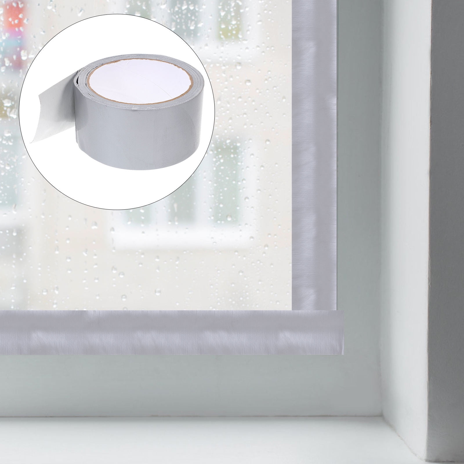SHOWERORO 1 Roll Grey Fabric Tape for Weather Strips Window Seal 3.74x3 ...