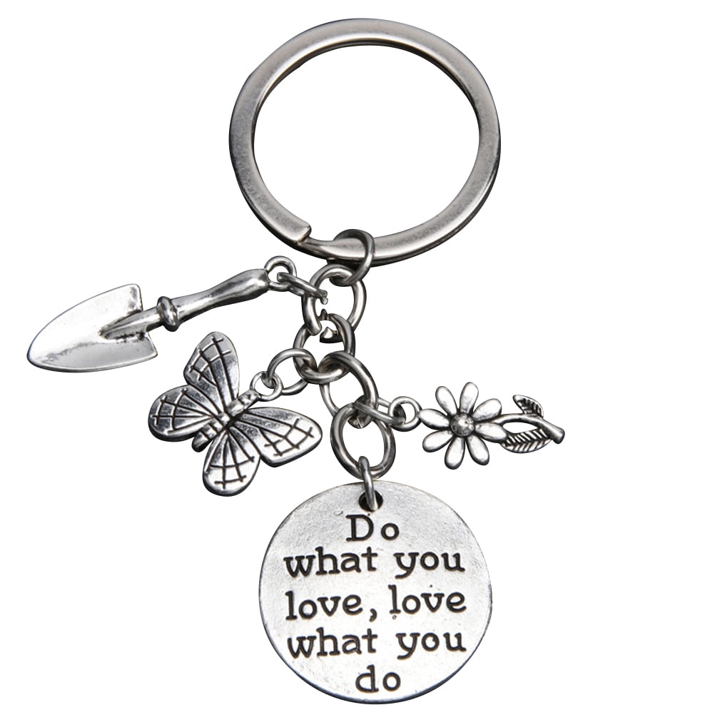 SHOWERORO 1Pack Shovel Shape Keychains Decor Ring Family Friends ...