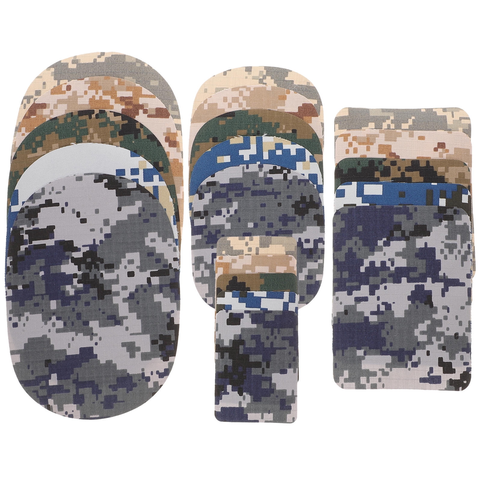 SHOWERORO 20Pcs Clothing Patches Camo Iron On for Jeans and Clothes ...