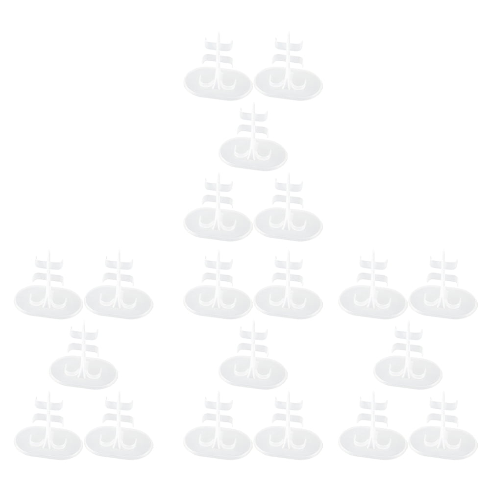 SHOWERORO 24Pcs Action Figure Stand Shop Display Stands Clear PVC for ...