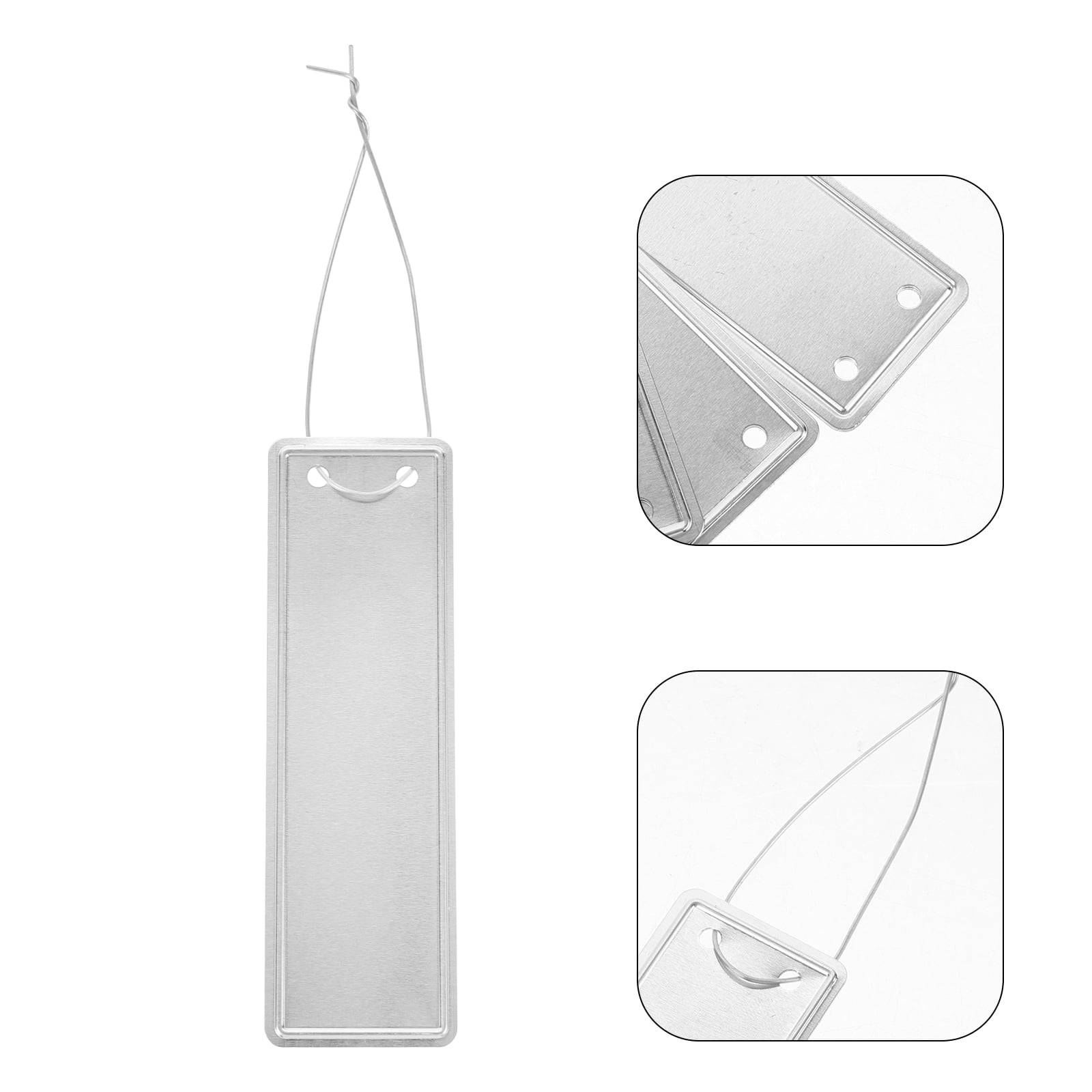 SHOWERORO 50Pcs Vegetable Garden Markers Silver for Marking Plants in ...