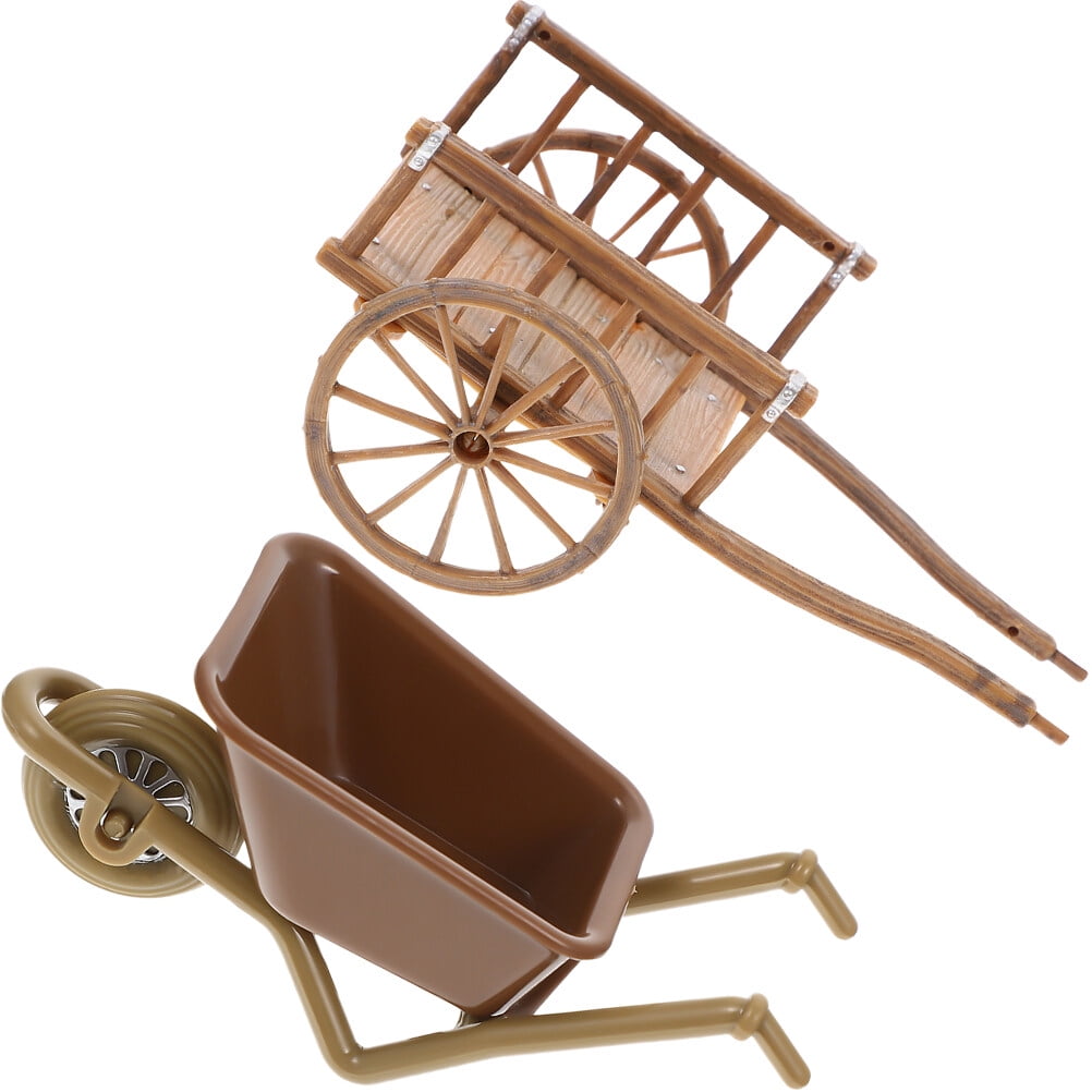 SHOWERORO 5Pack Mini Shopping Trolley Abs Material for Mini Garden and ...